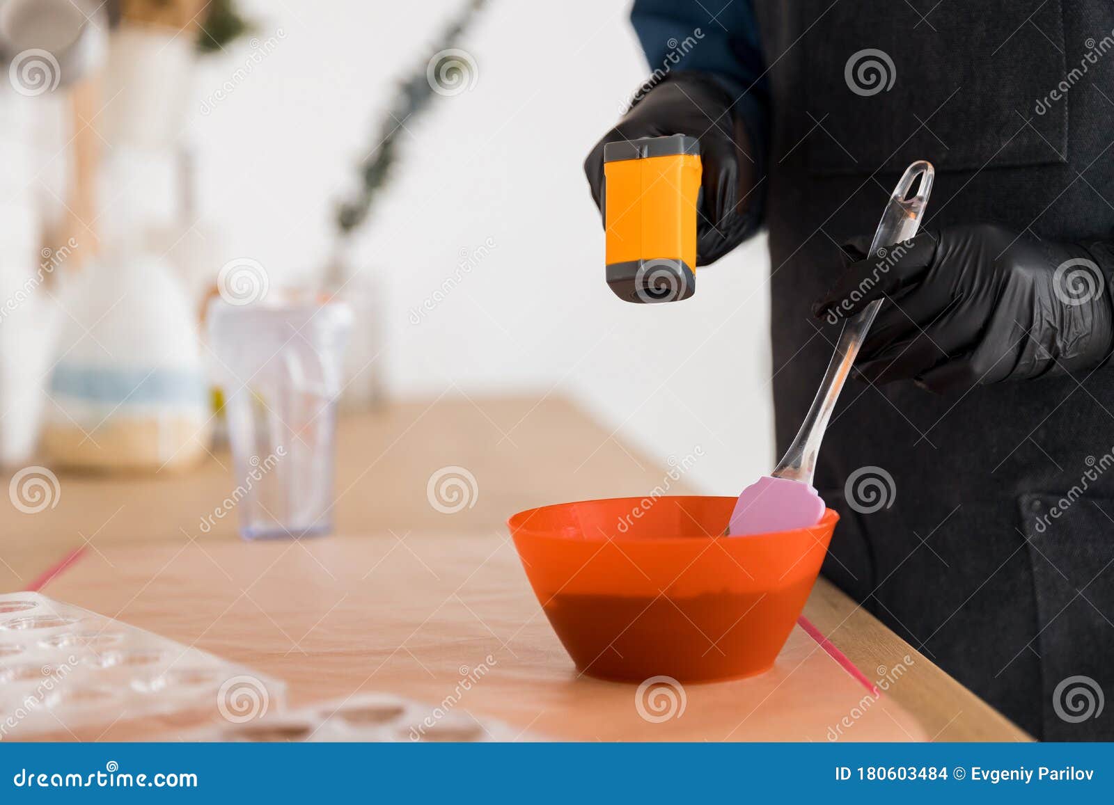 The Baker Measures The Temperature Inside The Brioche To Determine The ...