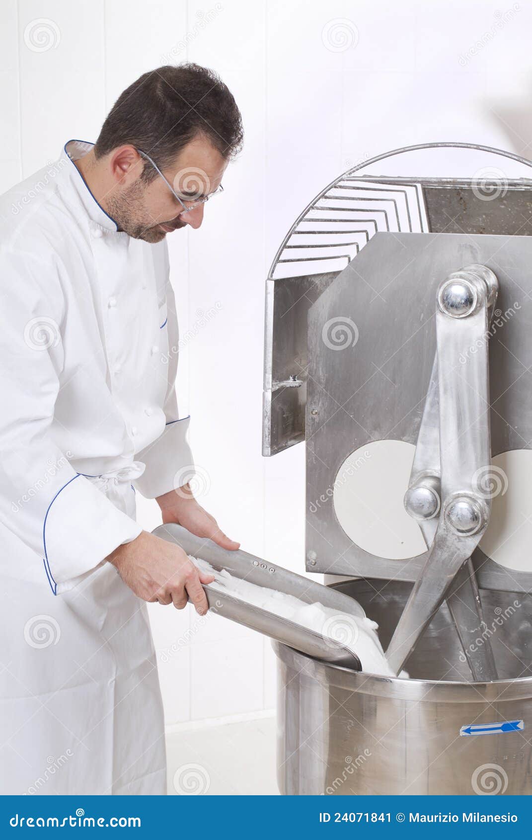 Pastry Chef Prepares the Ingredients Stock Image - Image of candied ...