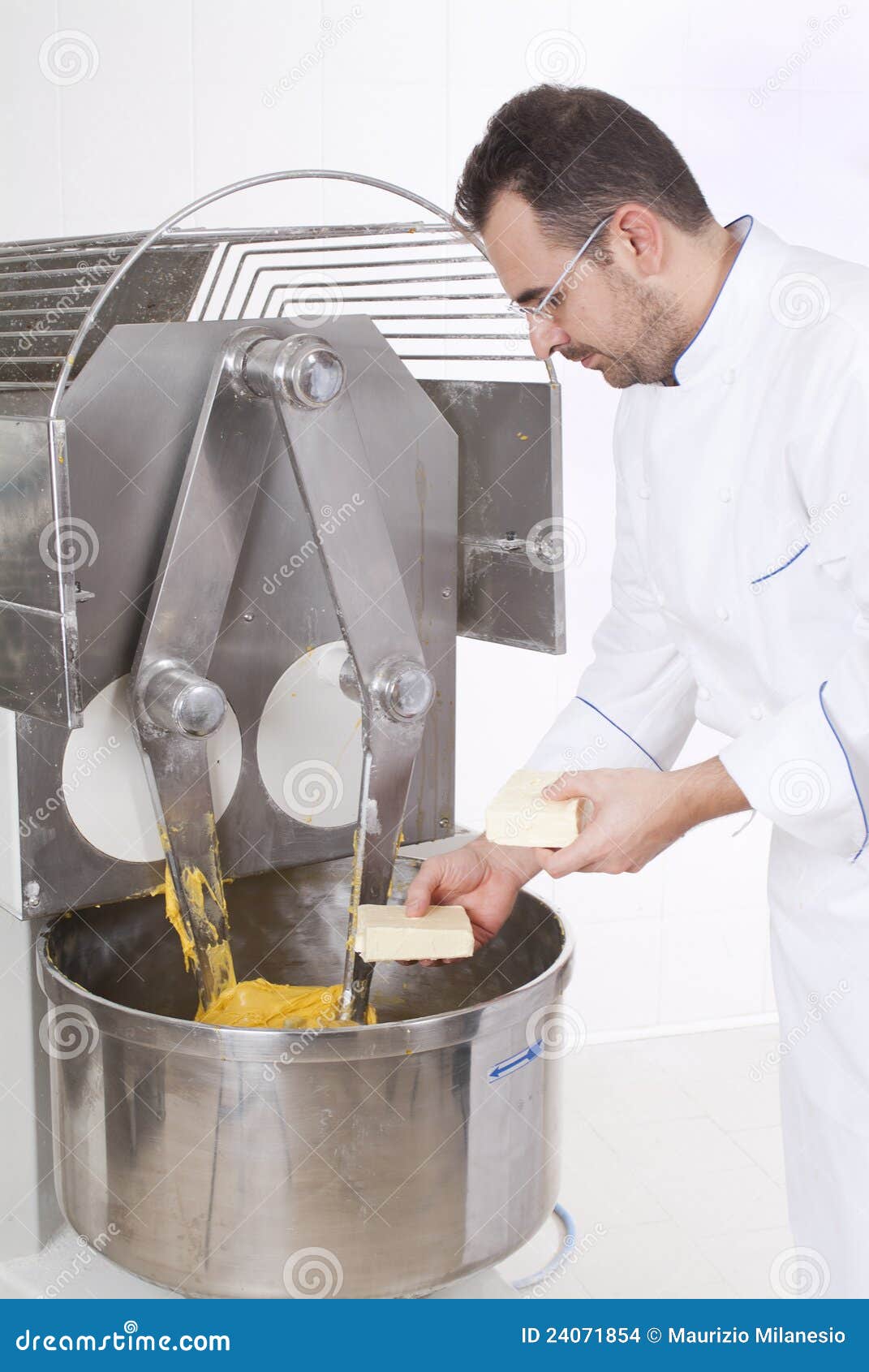 Pastry Chef Prepares the Ingredients Stock Photo - Image of cuisine ...