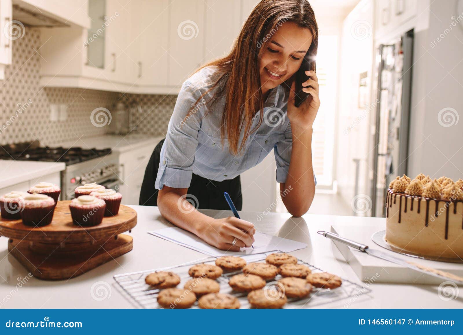 Pastry chef taking orders stock image. Image of pastry - 146560147