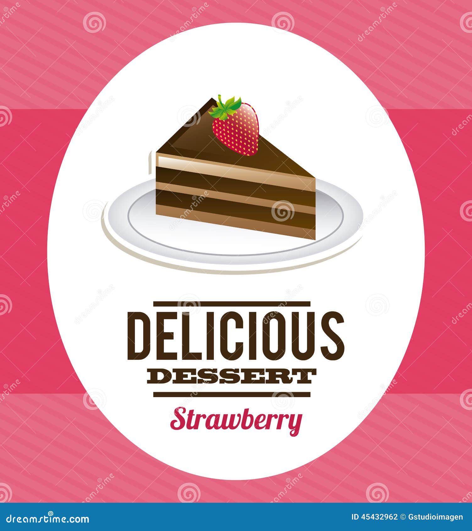 Pastry design stock vector. Illustration of dessert, dish - 45432962