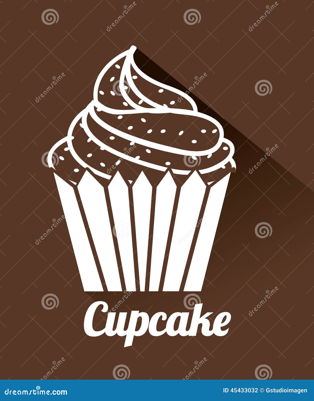 Pastry design stock vector. Illustration of vector, cream - 45433032