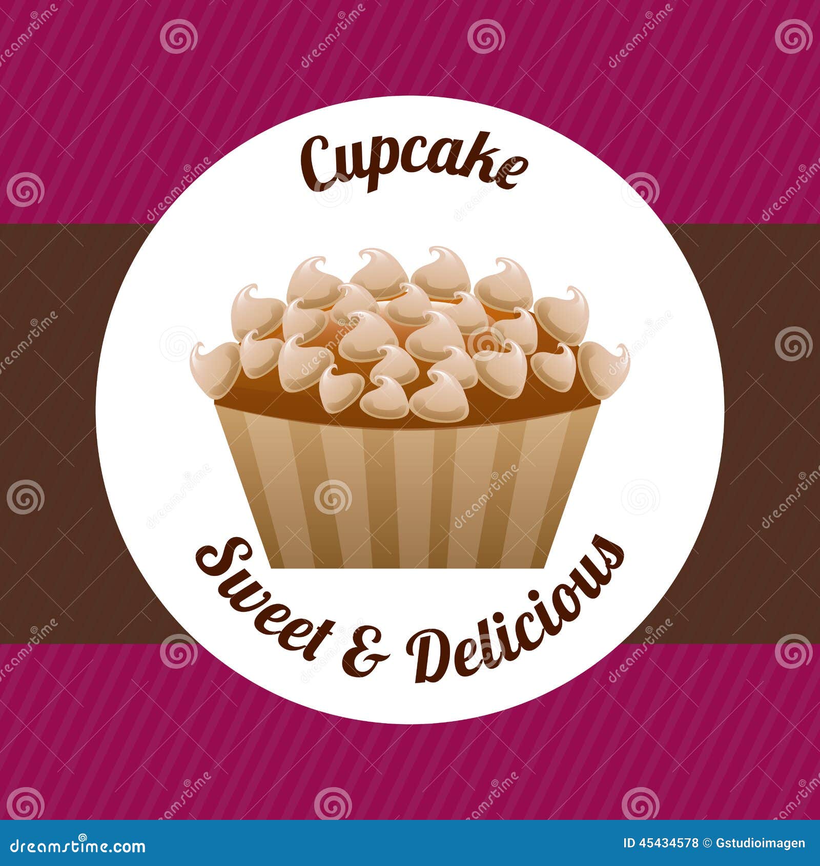 Pastry design stock vector. Illustration of dessert, sweet - 45434578