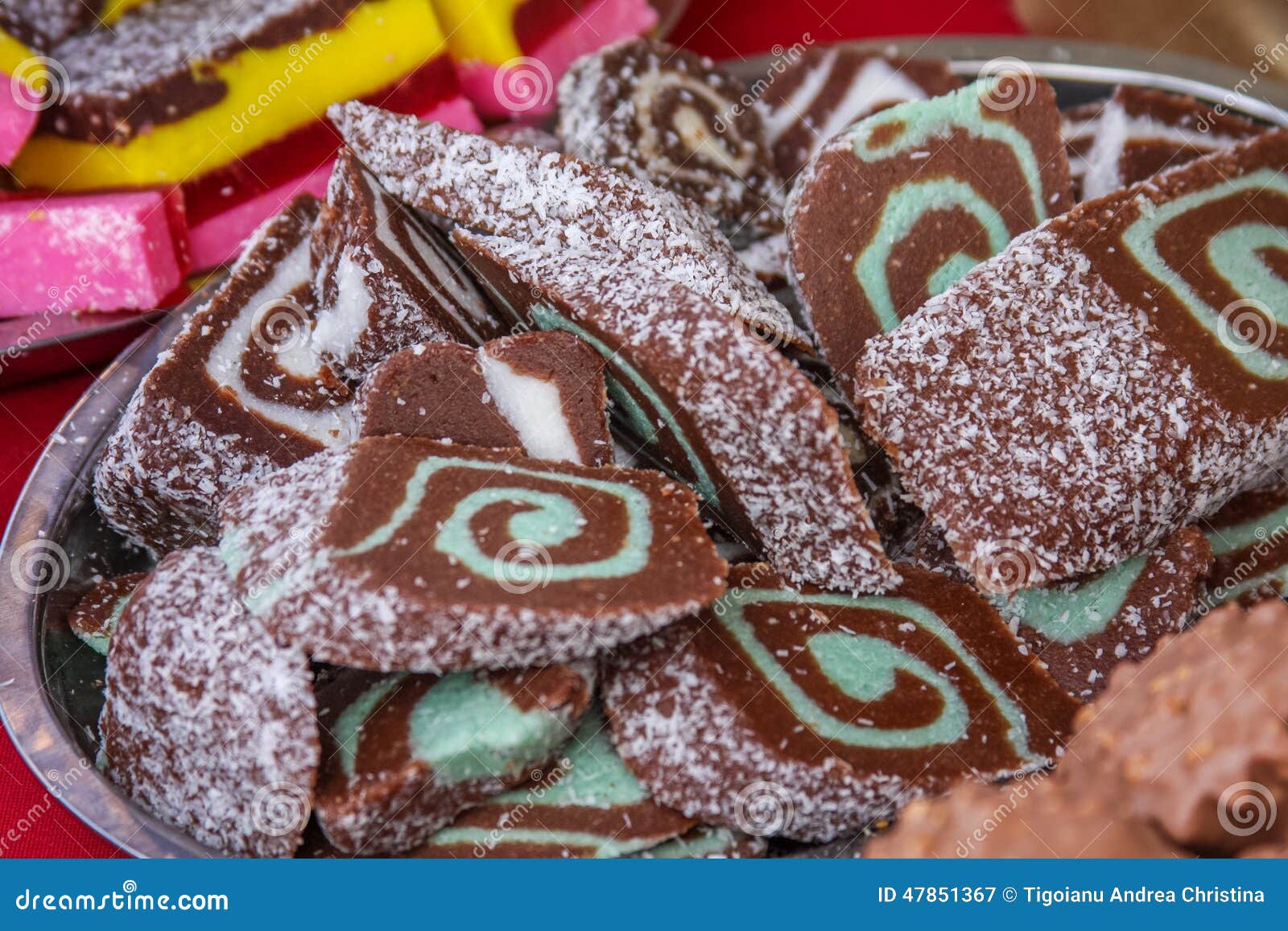 PASTRY DESIGN stock image. Image of spiral, round, layers - 47851367