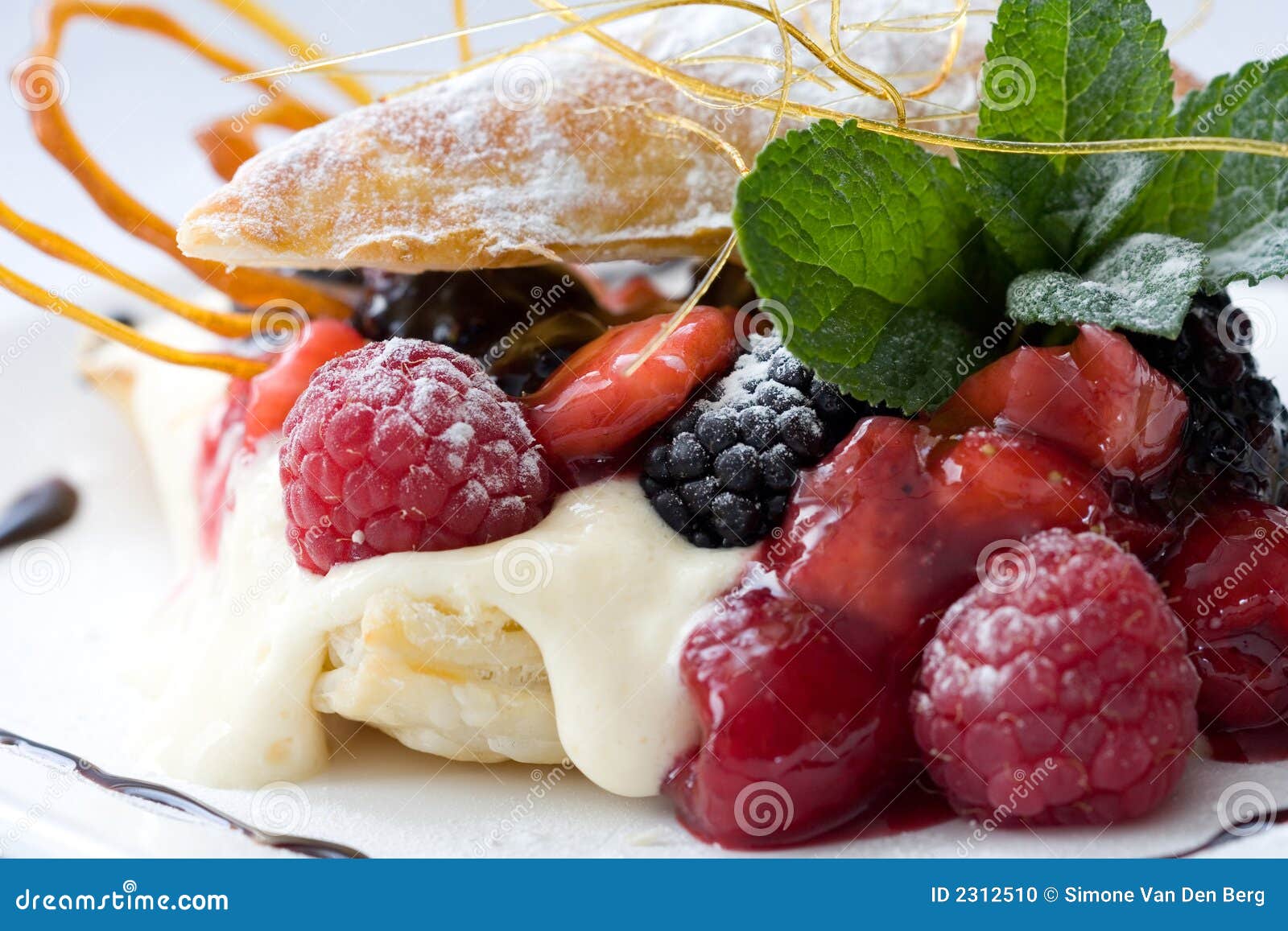 Pastry dessert stock photo. Image of diet, serving, sumptuous - 2312510