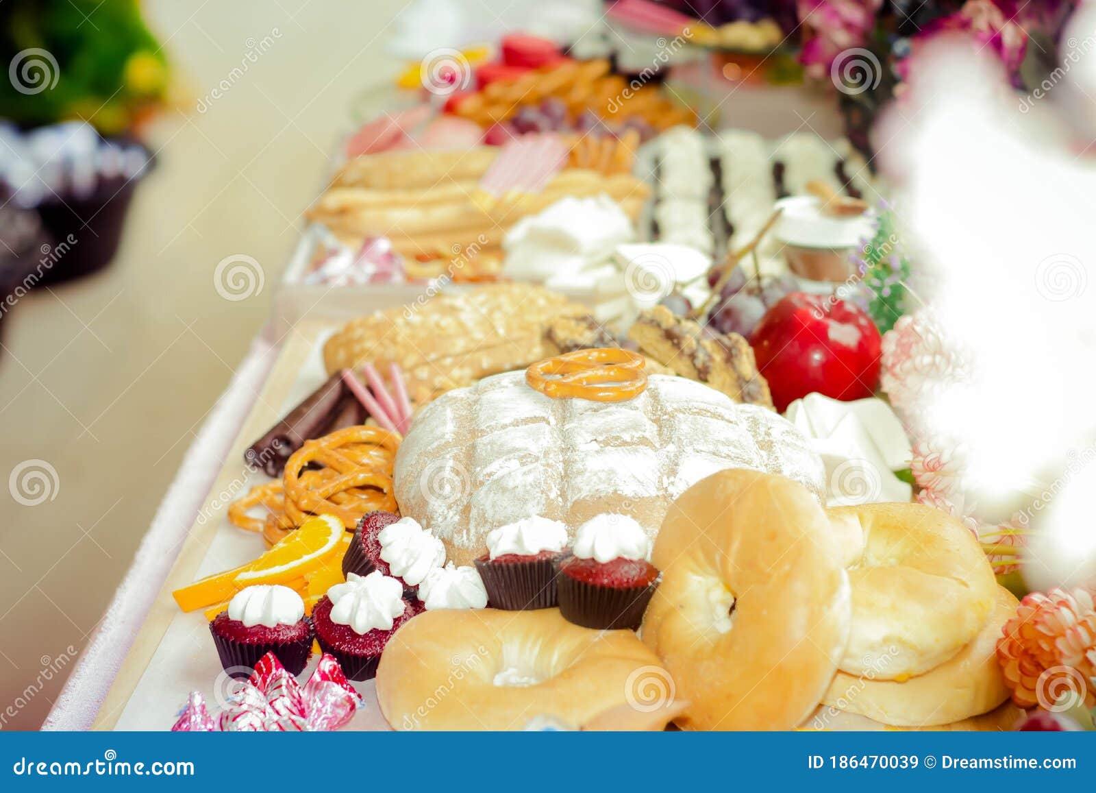 Pastry Dishes Served in a Party Stock Image - Image of serving, eatery ...
