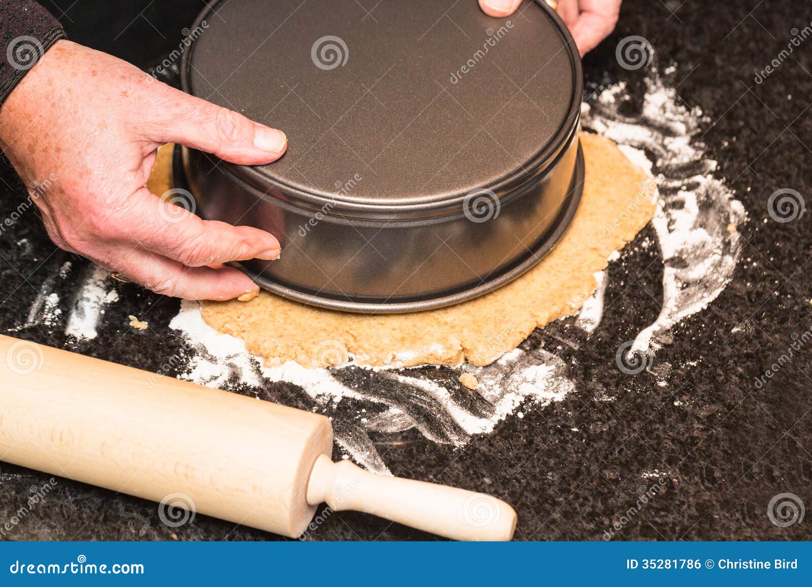 Pastry making stock photo. Image of flour, measuring - 35281786
