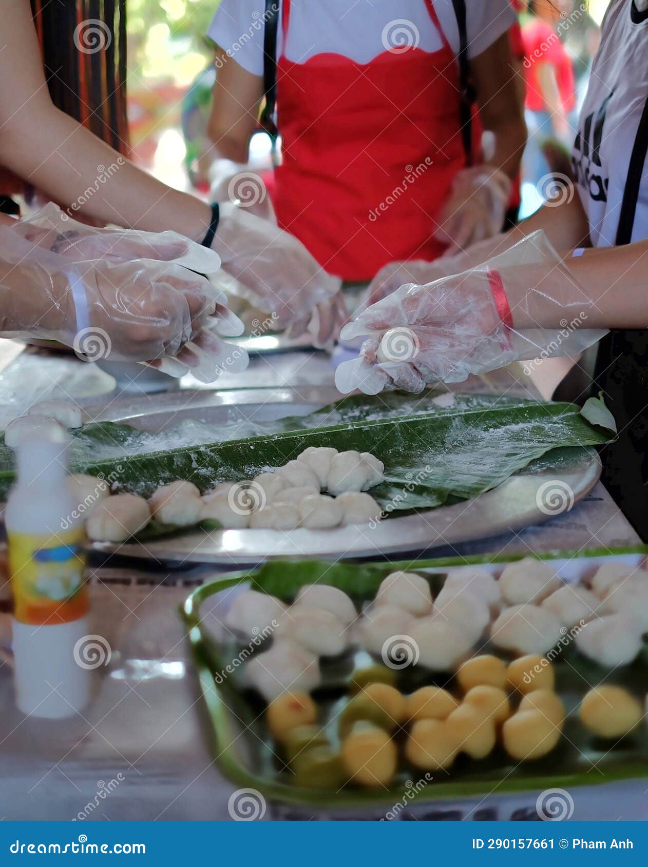 Pastry Making, a Traditional Craft in Asia Stock Image - Image of ...