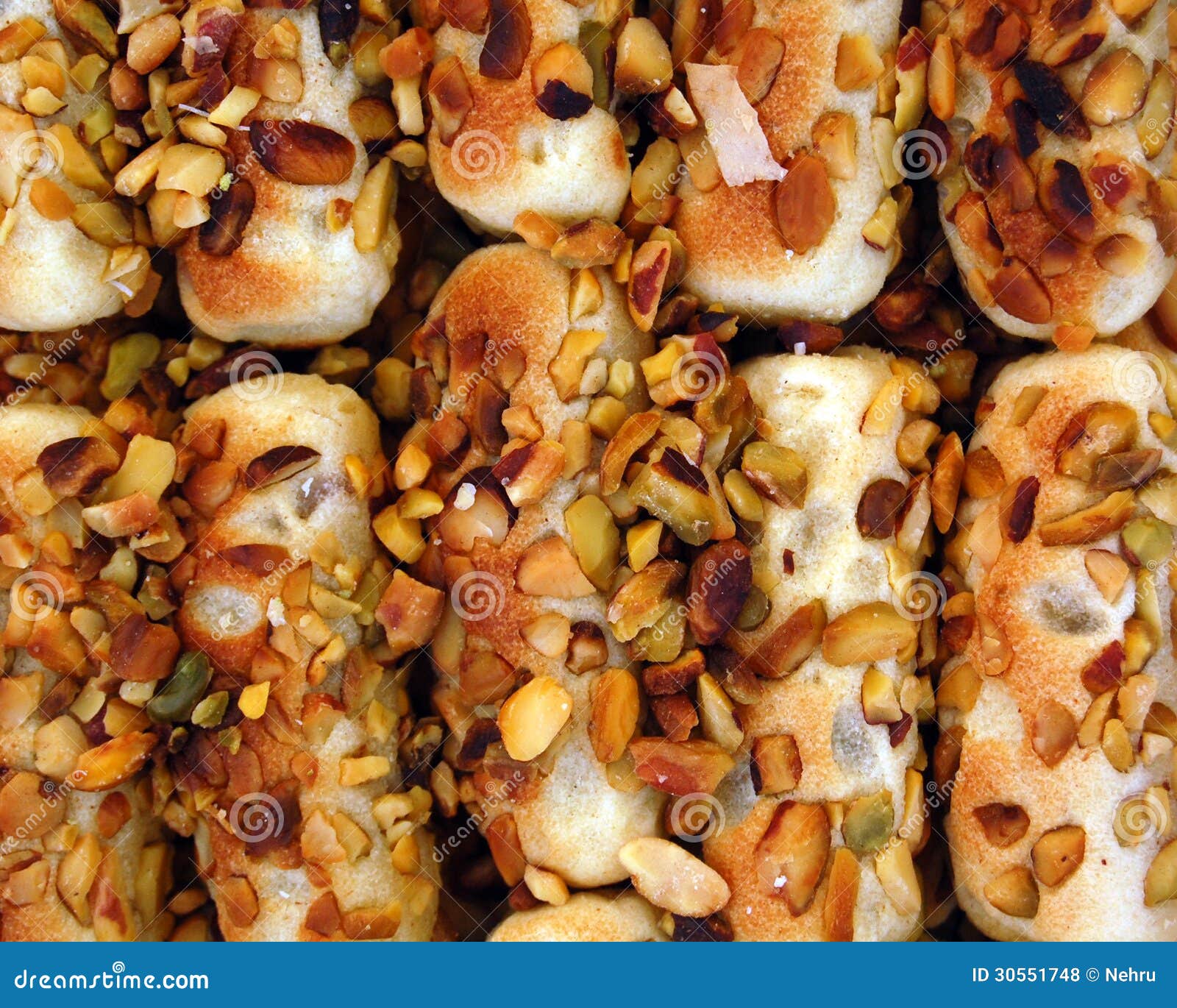 Pastry with nuts stock photo. Image of ingredient, nature - 30551748