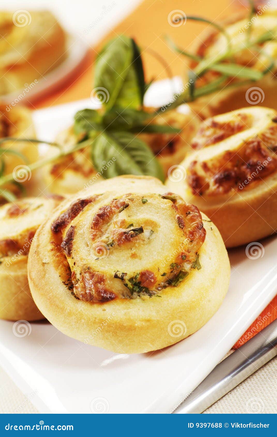 Pastry Rolls with Herb Filling Stock Photo - Image of still, tasty: 9397688