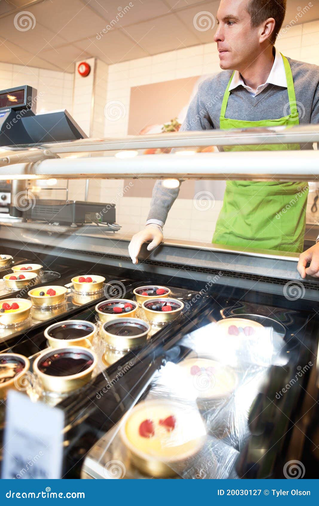 Pastry for Selling in the Supermarket Stock Image - Image of focus ...