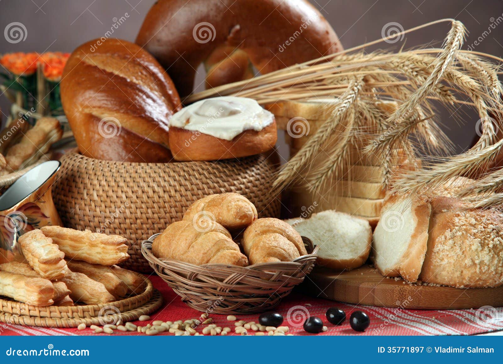 Pastry on the table stock image. Image of golden, candies - 35771897