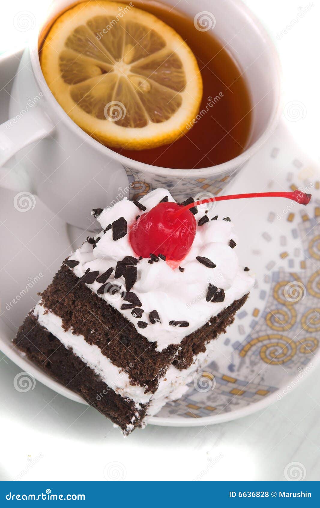 Pastry And Tea Picture. Image: 6636828