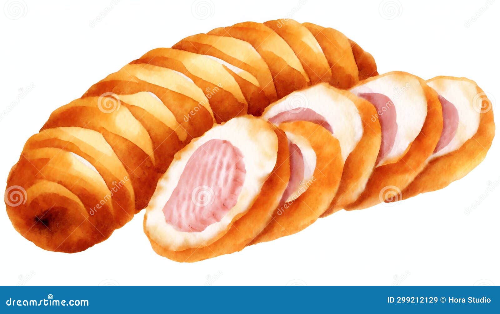 Pastry on white background stock image. Image of healthy - 299212129