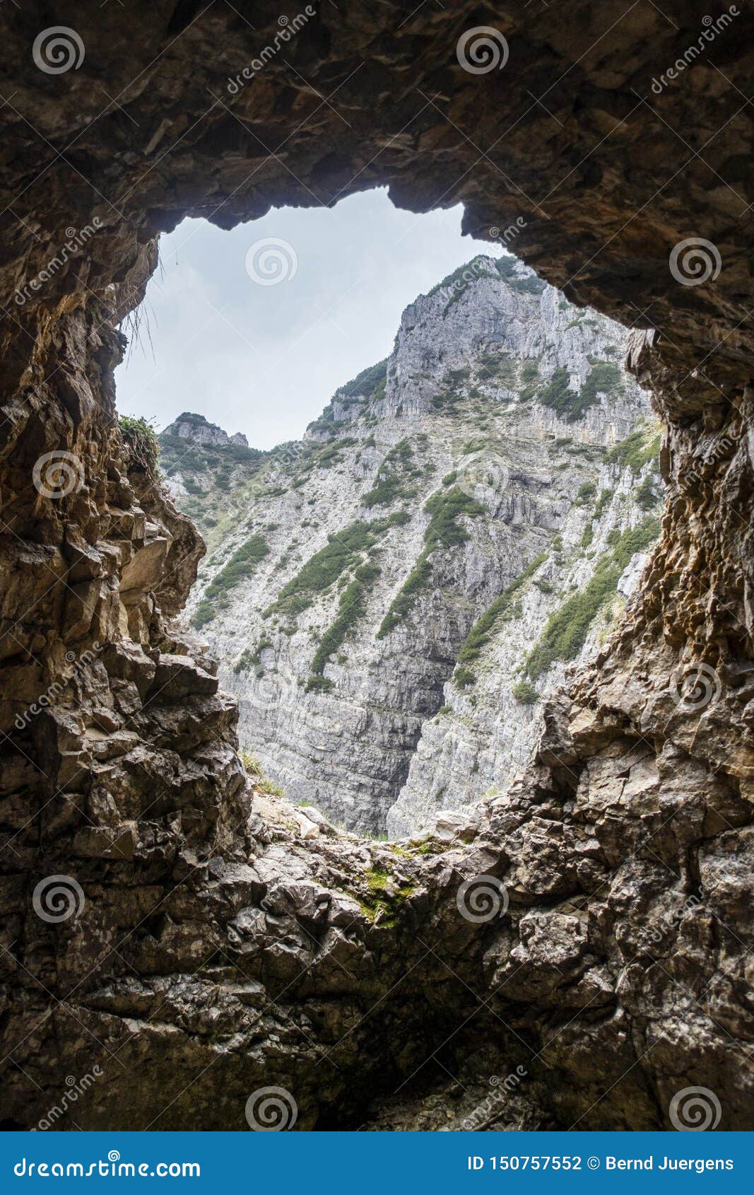 Pasubio Mountain in the Italian Alps Stock Photo - Image of piccole ...