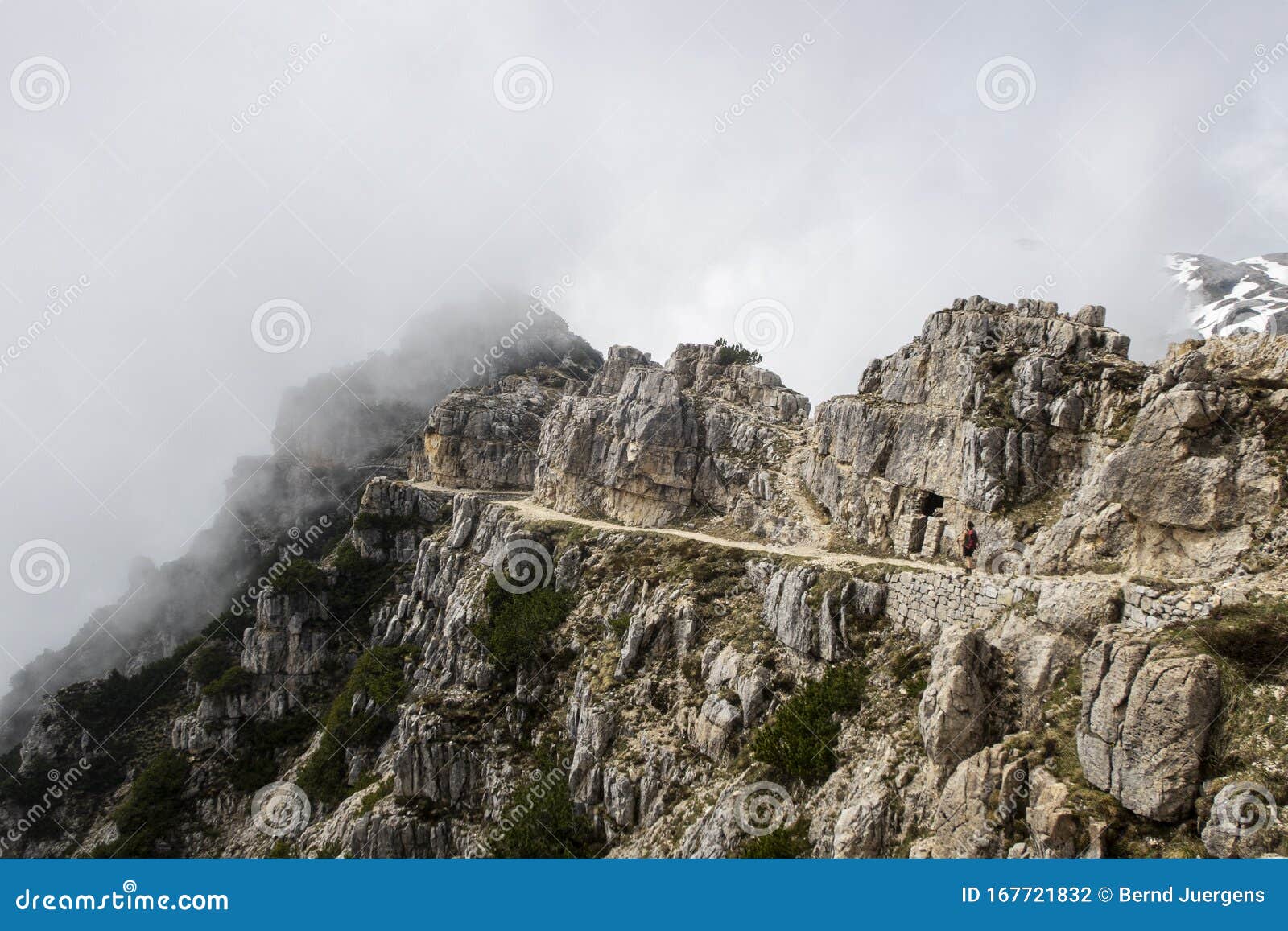 Pasubio mountain stock photo. Image of trekking, delle - 167721832