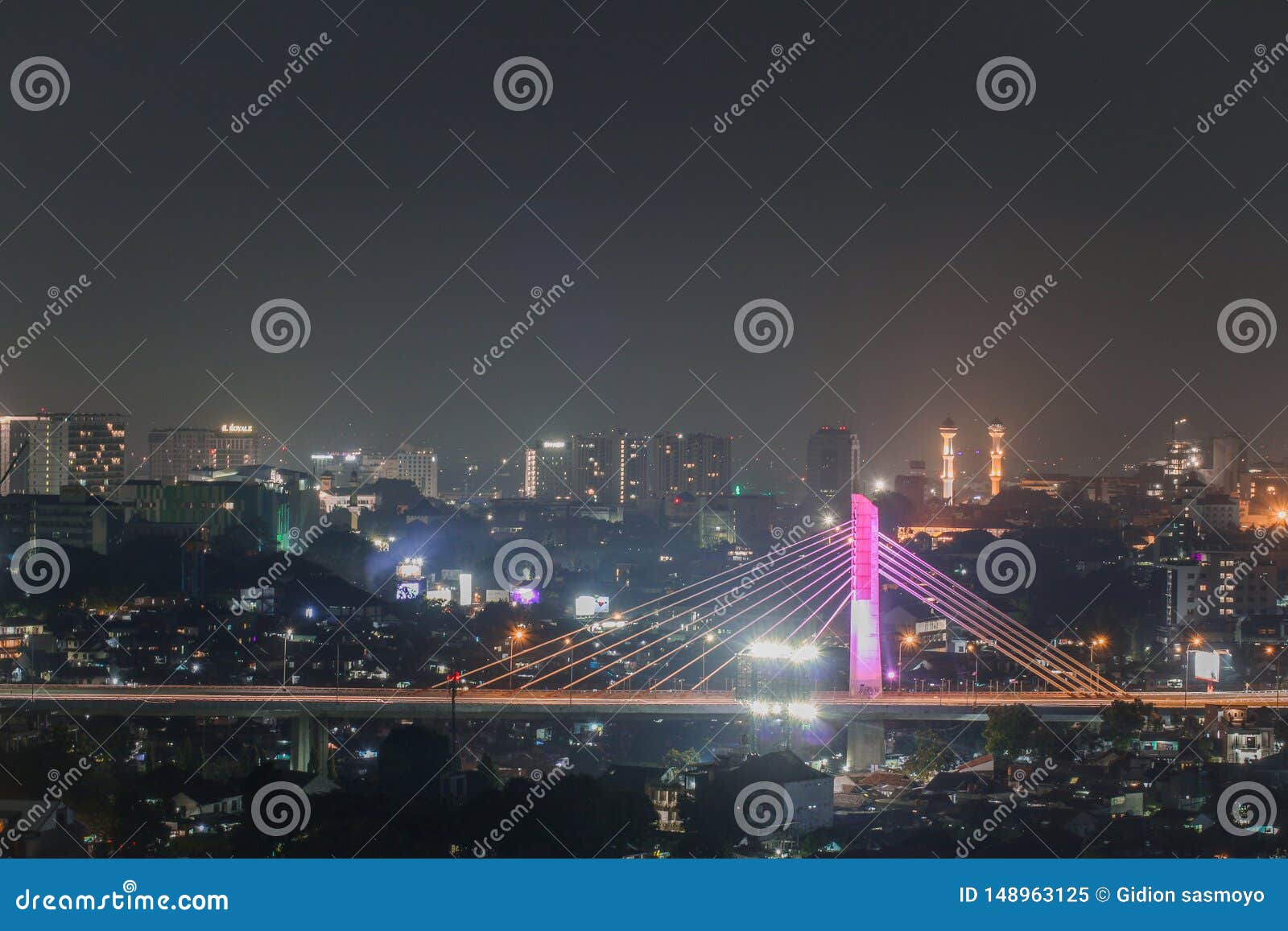 Pasupati Bridge Bandung stock image. Image of building - 148963125