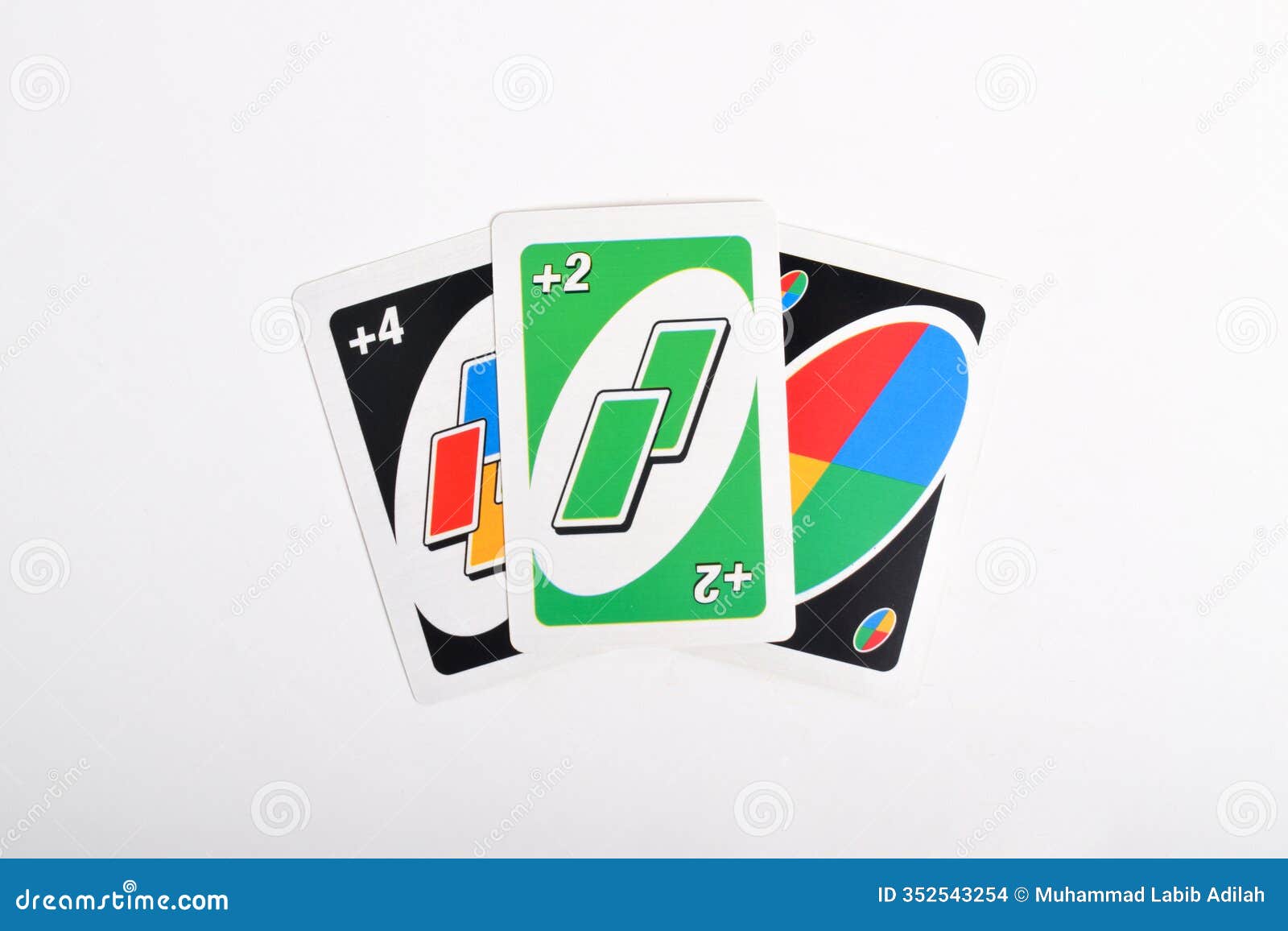 Stack of UNO Game Cards on White Background Editorial Stock Image ...