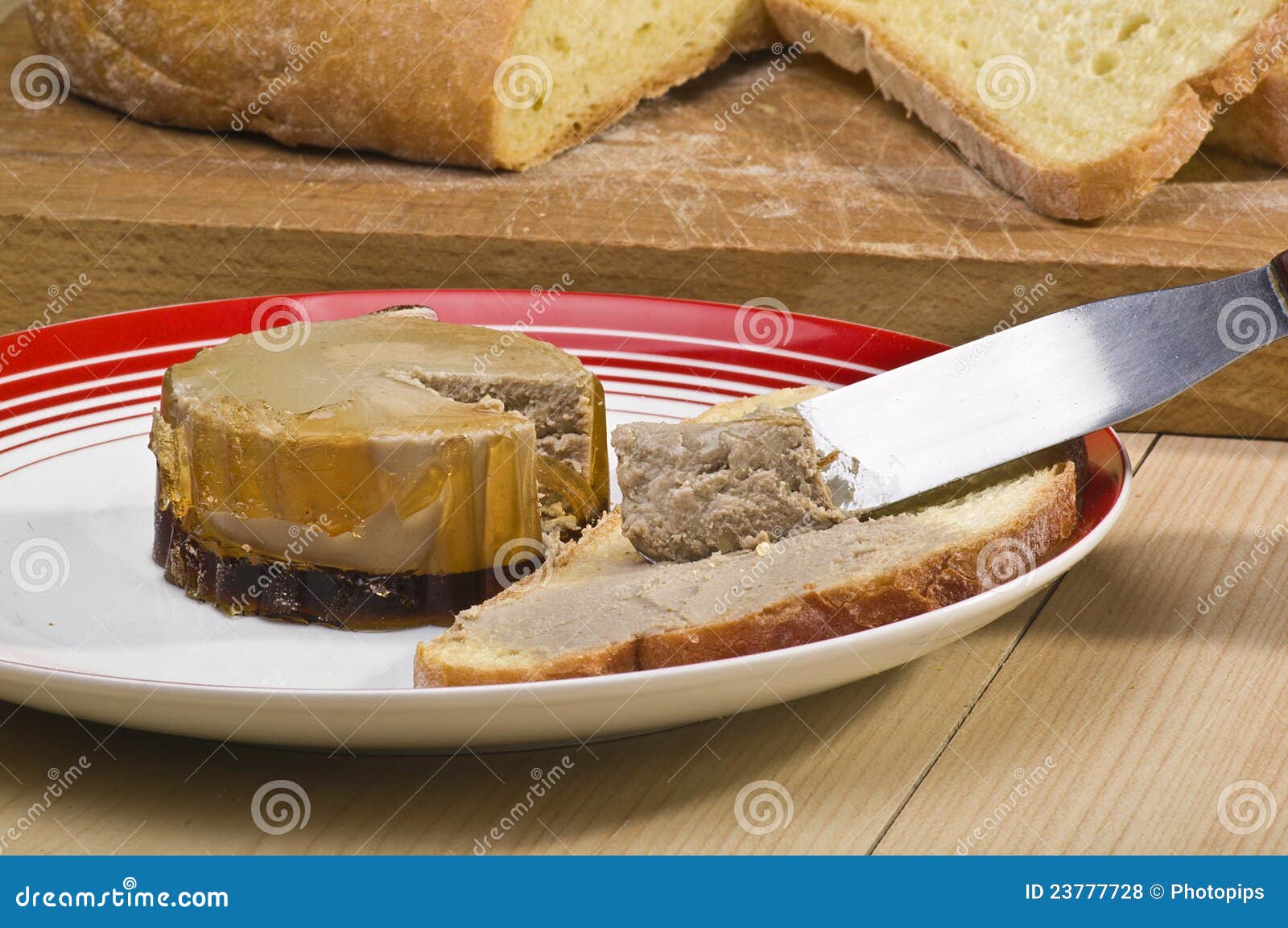 PatÃ¨ of meat stock photo. Image of recipe, dinner, spatula - 23777728