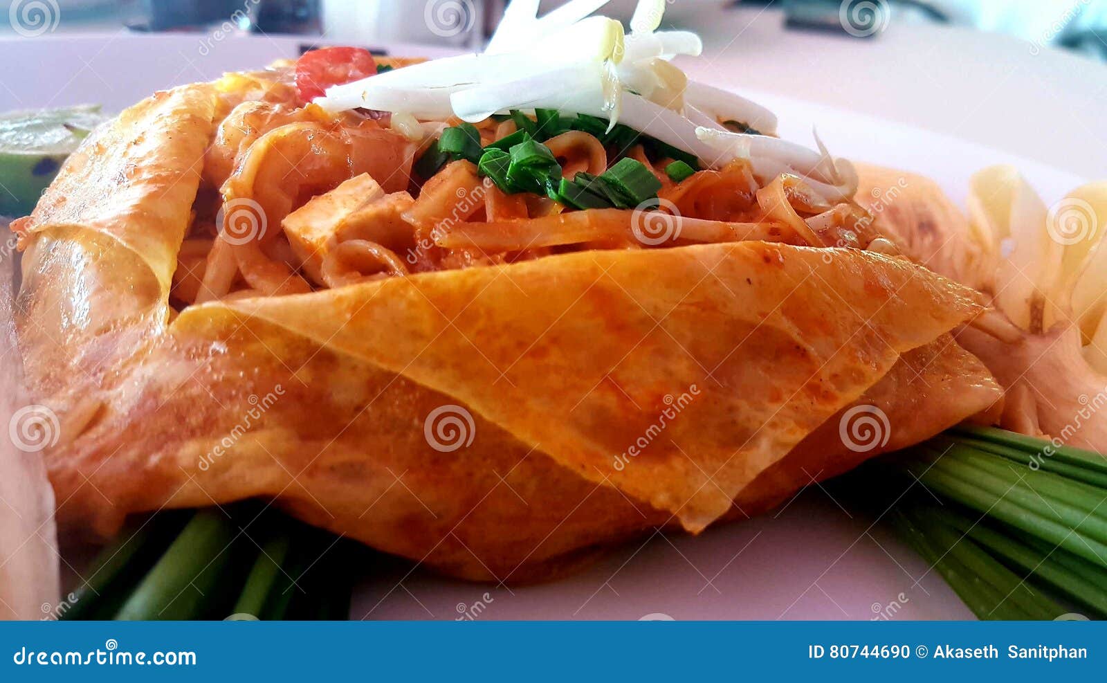 Pat Thai. stock photo. Image of thaifood, texture, background - 80744690