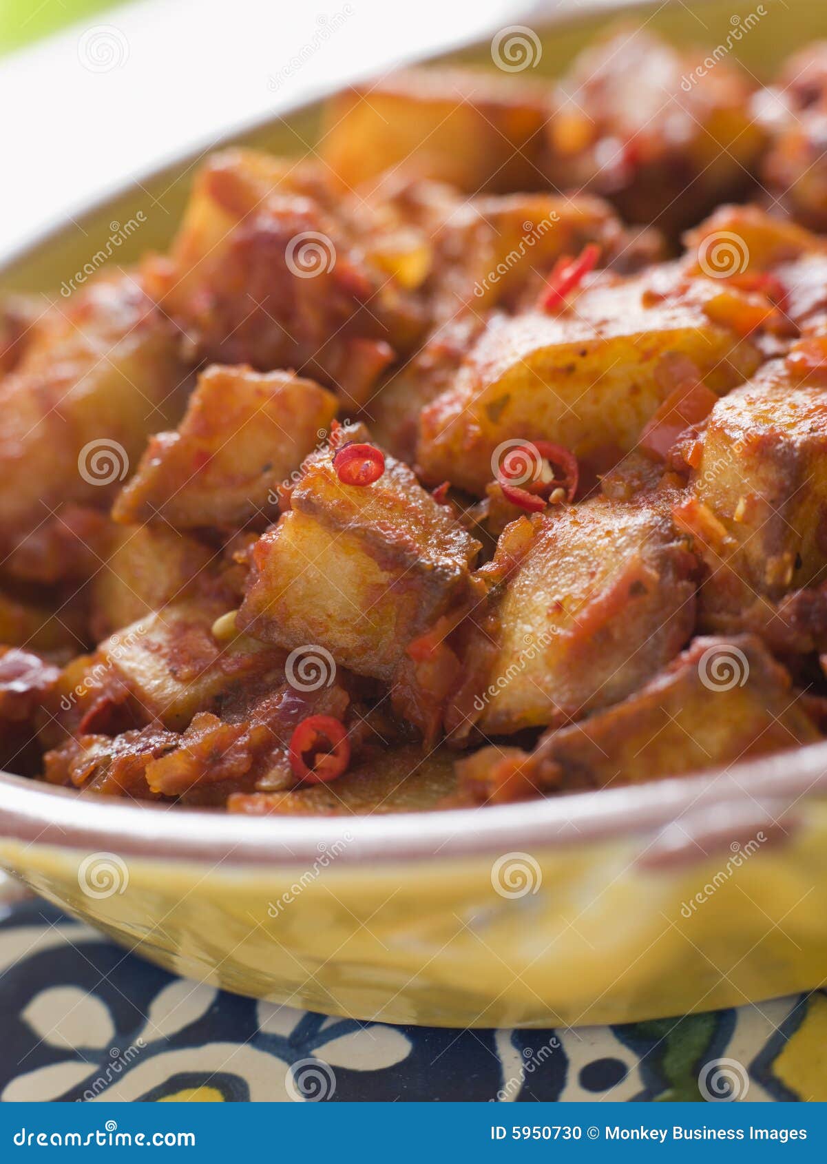 Patatas Bravas stock photo. Image of vegetables, foods - 5950730