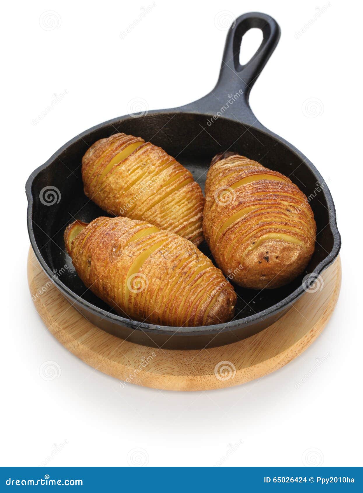 Patatas De Hasselback, Comida Sueca Foto de archivo - Imagen de patatas ...