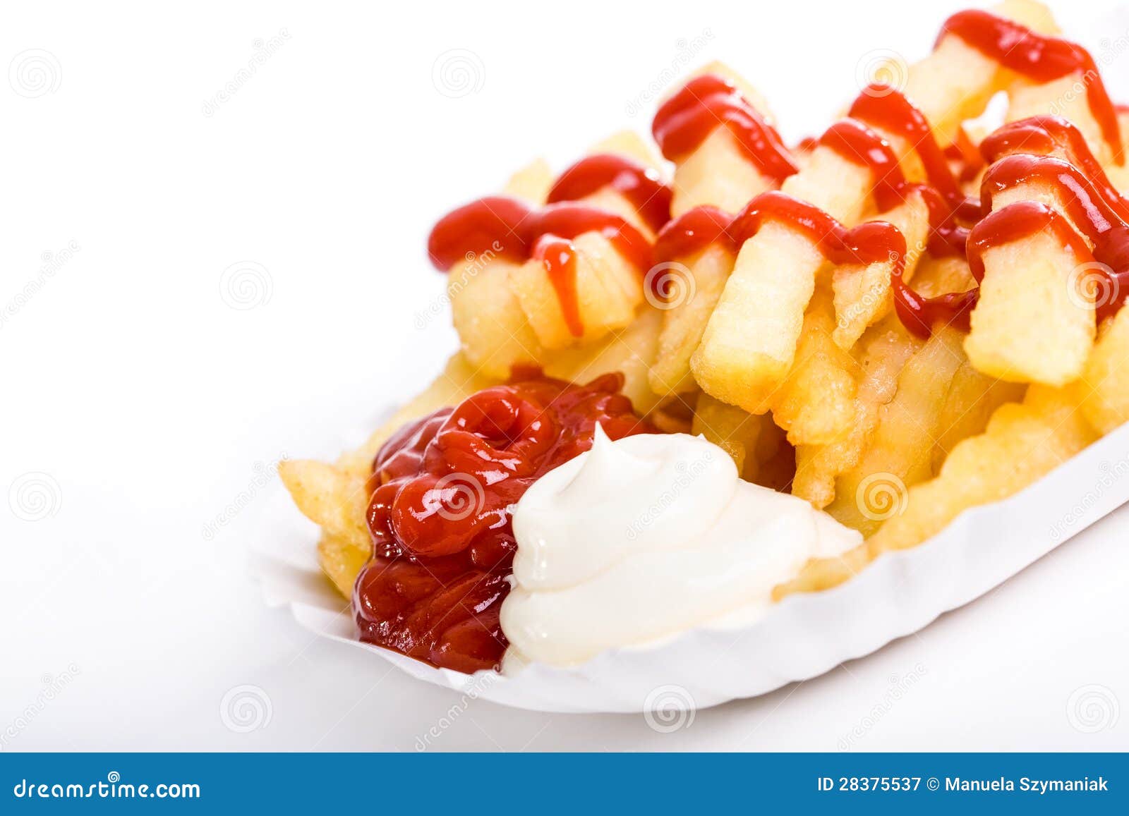 Patatas Fritas Rizadas Deliciosas Imagen de archivo - Imagen de francés ...