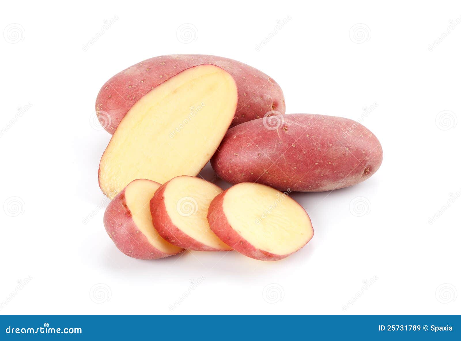 Patatas rojas imagen de archivo. Imagen de fondo, crudo - 25731789