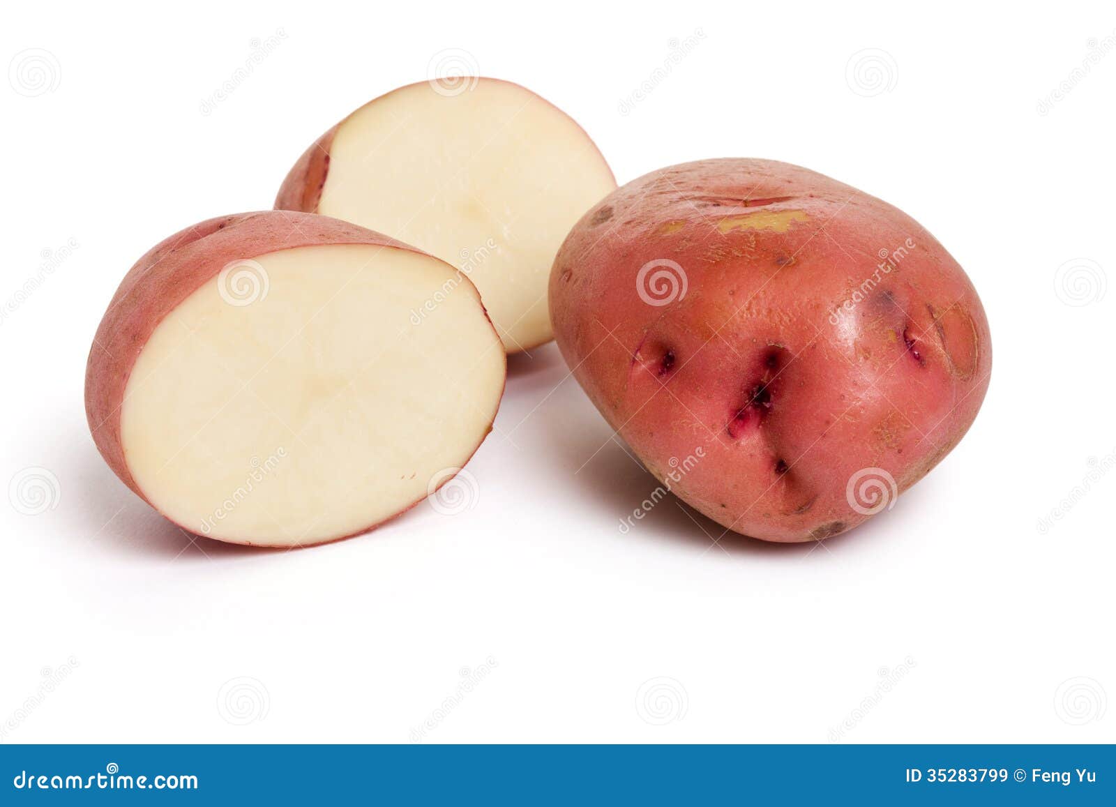 Patatas rojas imagen de archivo. Imagen de corte, patata - 35283799