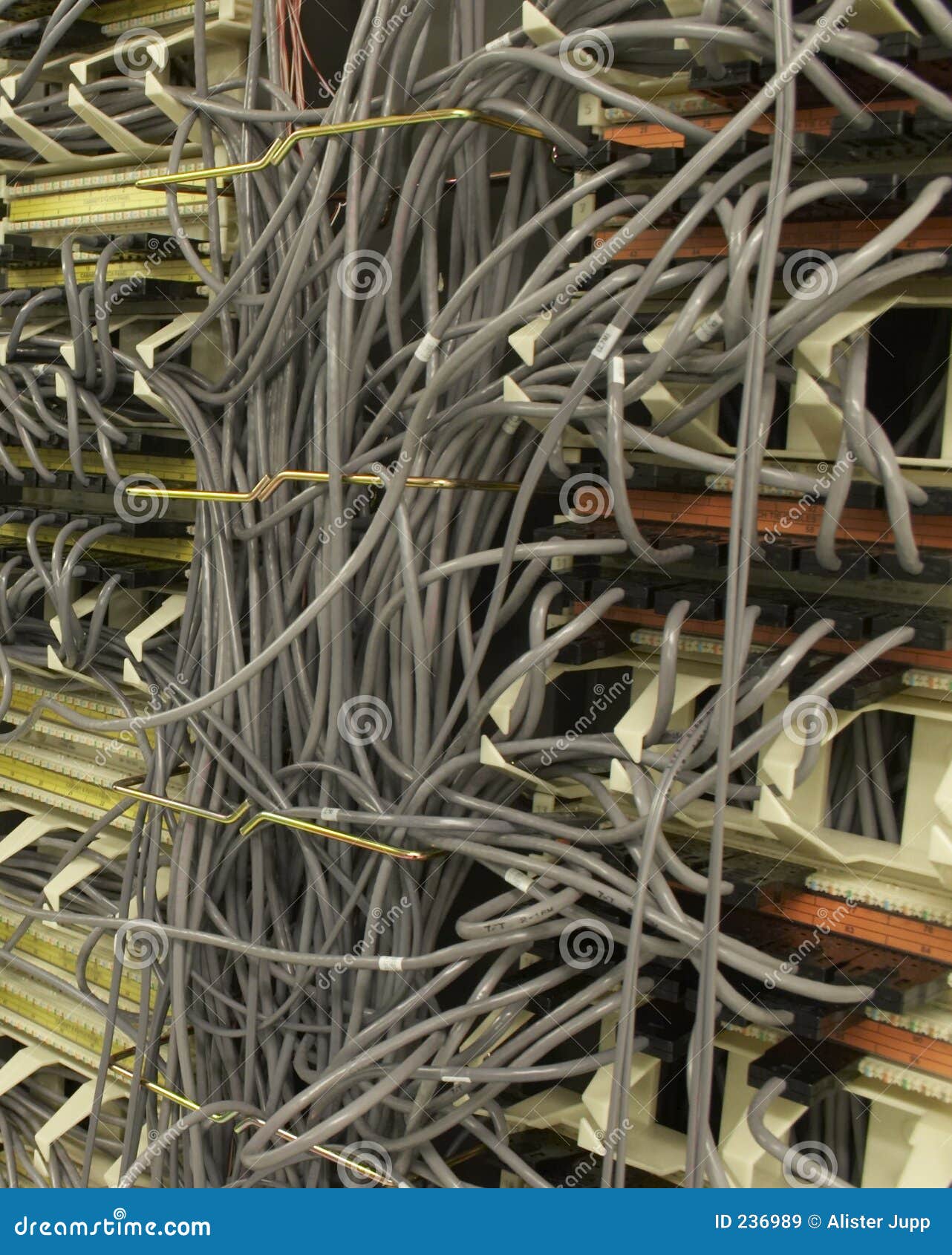 Patch Board stock image. Image of connection, patch, mess - 236989