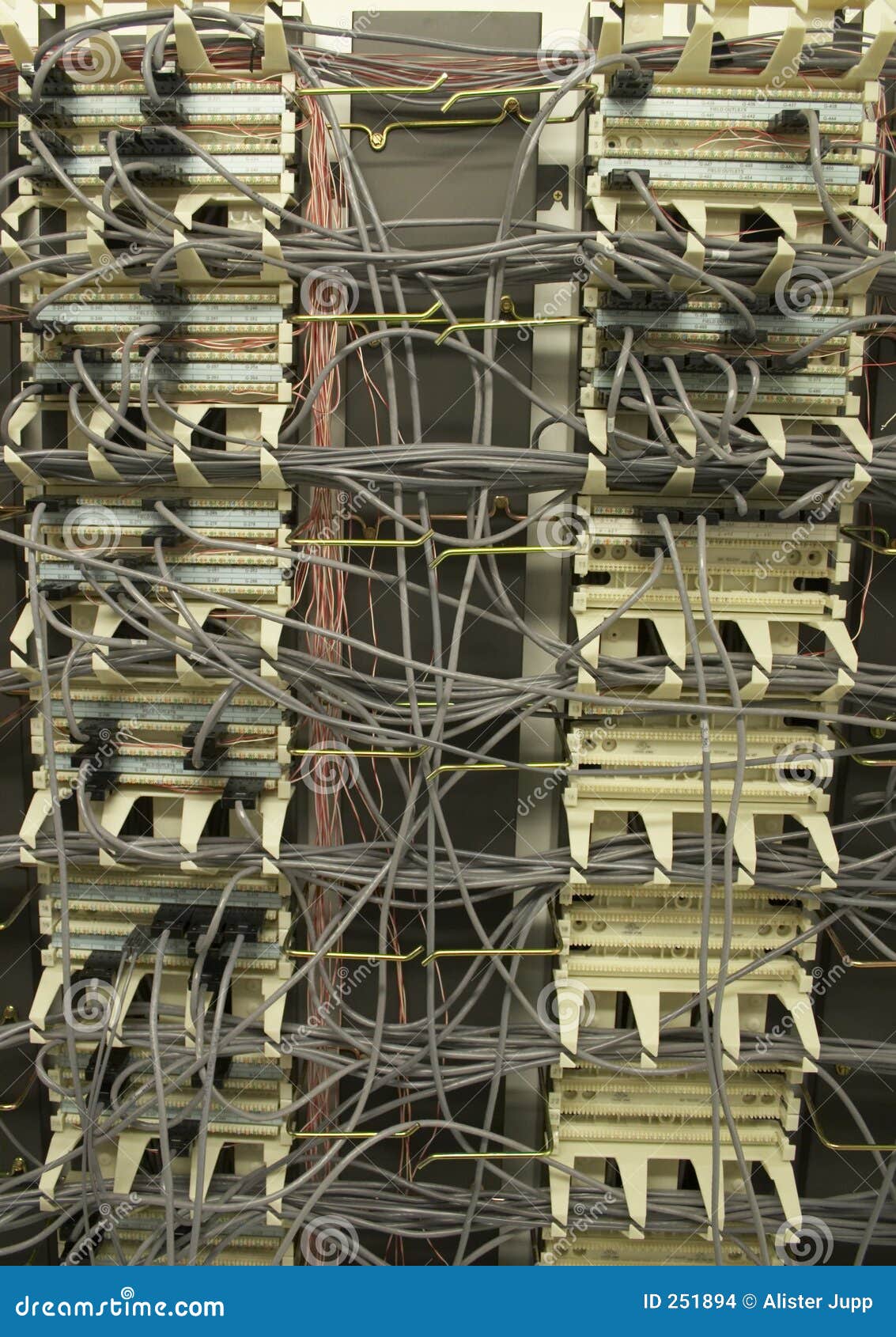 Patch Board stock photo. Image of mess, cable, telecommunication - 251894