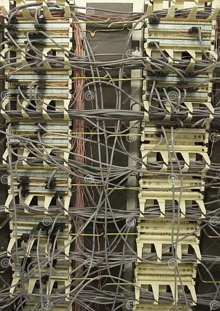 Patch Board stock photo. Image of mess, cable, telecommunication - 251894