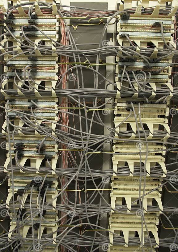 Patch Board stock photo. Image of mess, cable, telecommunication - 251894