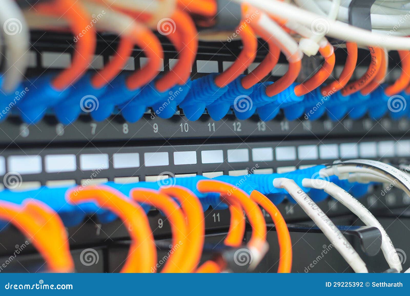 Patch cables stock photo. Image of bunch, port, business - 29225392