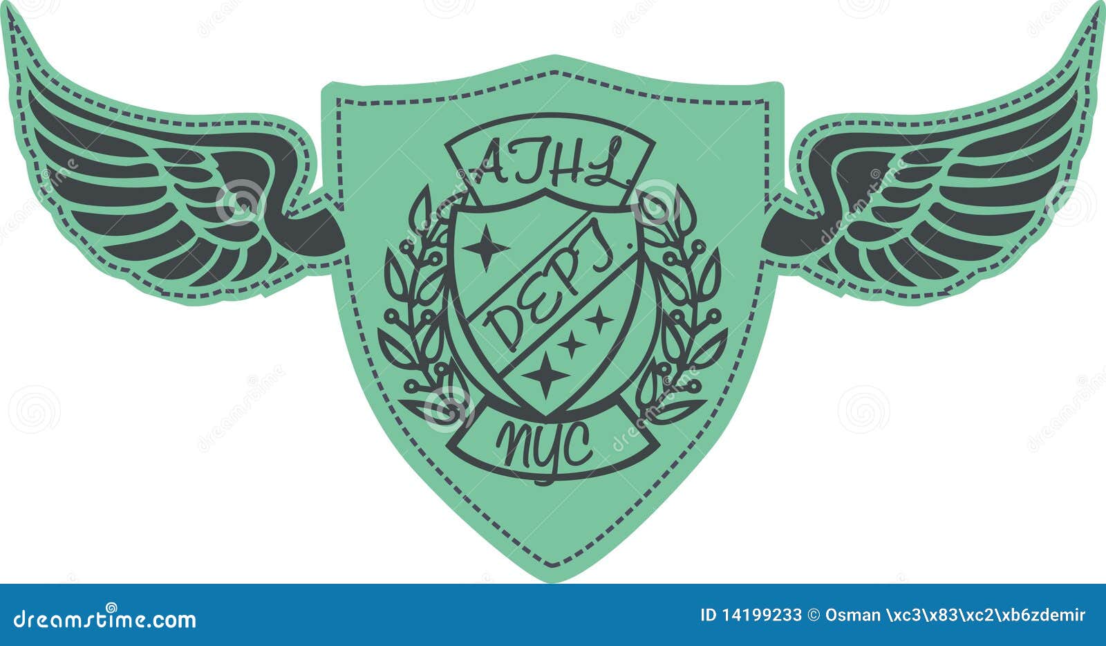 Patch club 14 stock vector. Illustration of player, arming - 14199233