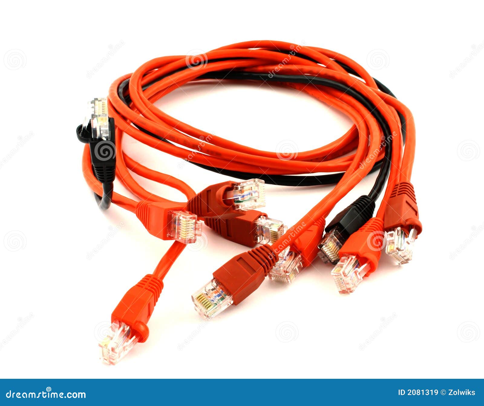 Patch cords stock image. Image of patch, knot, ethernet - 2081319
