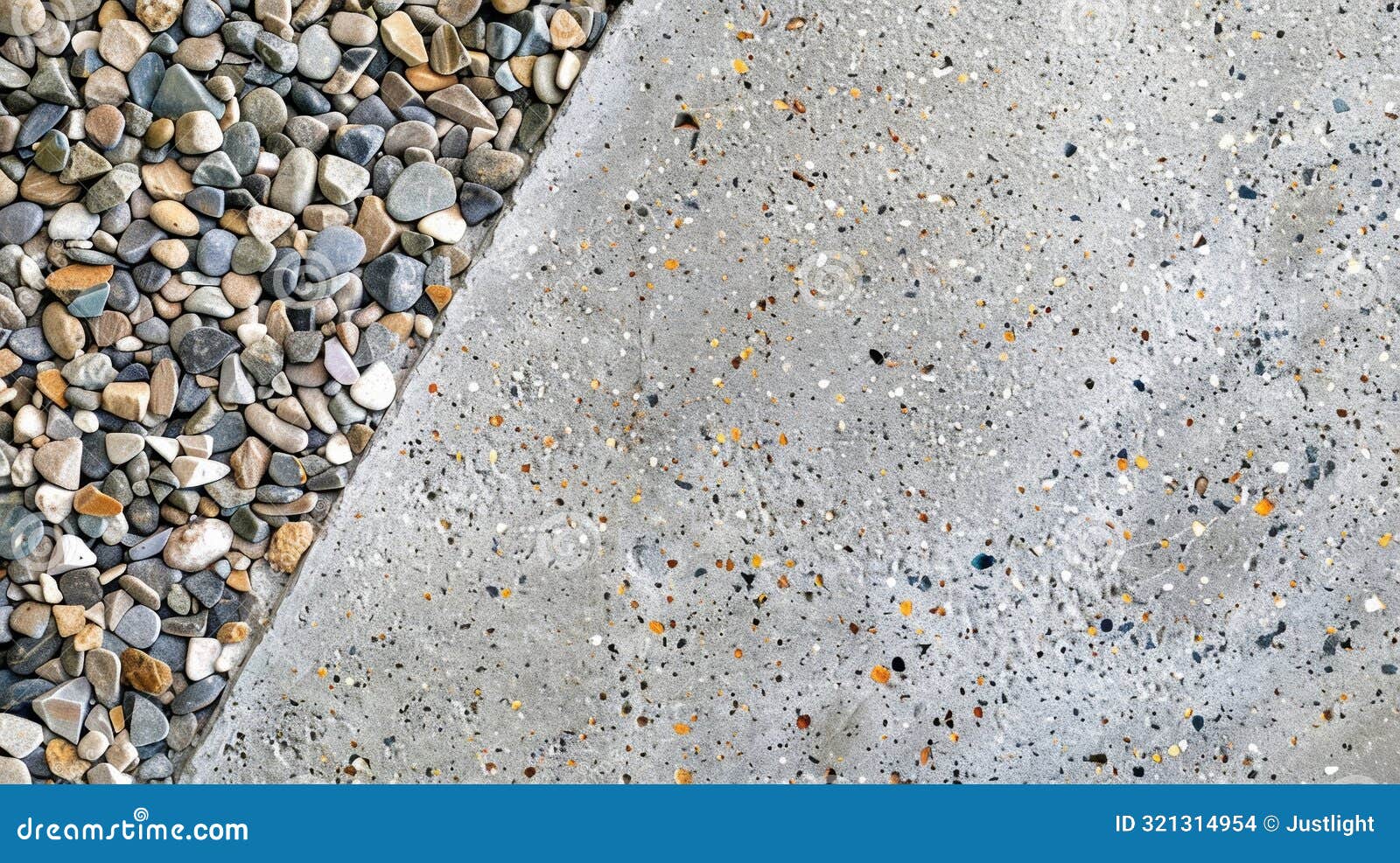 A Patch Of Exposed Aggregate Reveals Tiny Pebbles And Grains Embedded ...