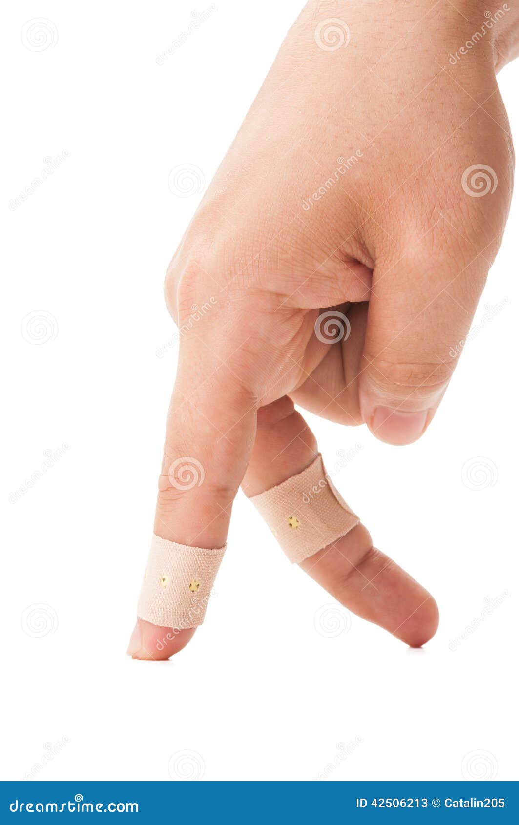 Fingers Walking Gesture, Tickling Isolated On White Background Royalty ...