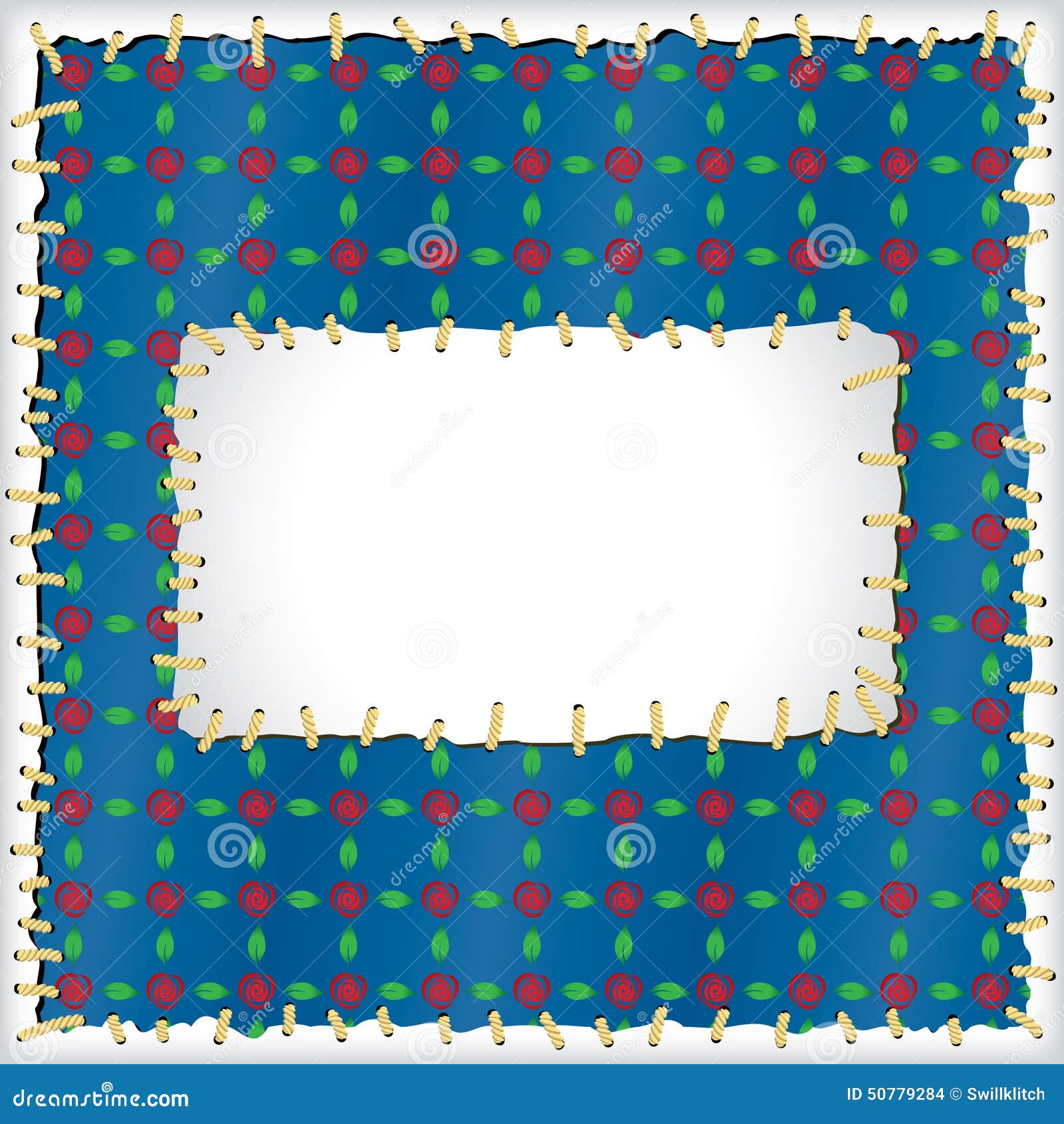 Patch frame with roses stock vector. Illustration of antique - 50779284