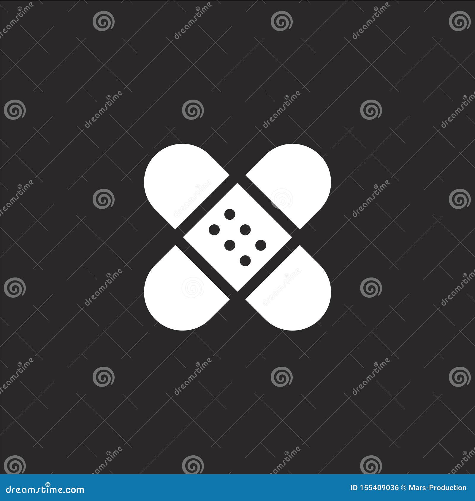Patch Icon. Filled Patch Icon for Website Design and Mobile, App ...
