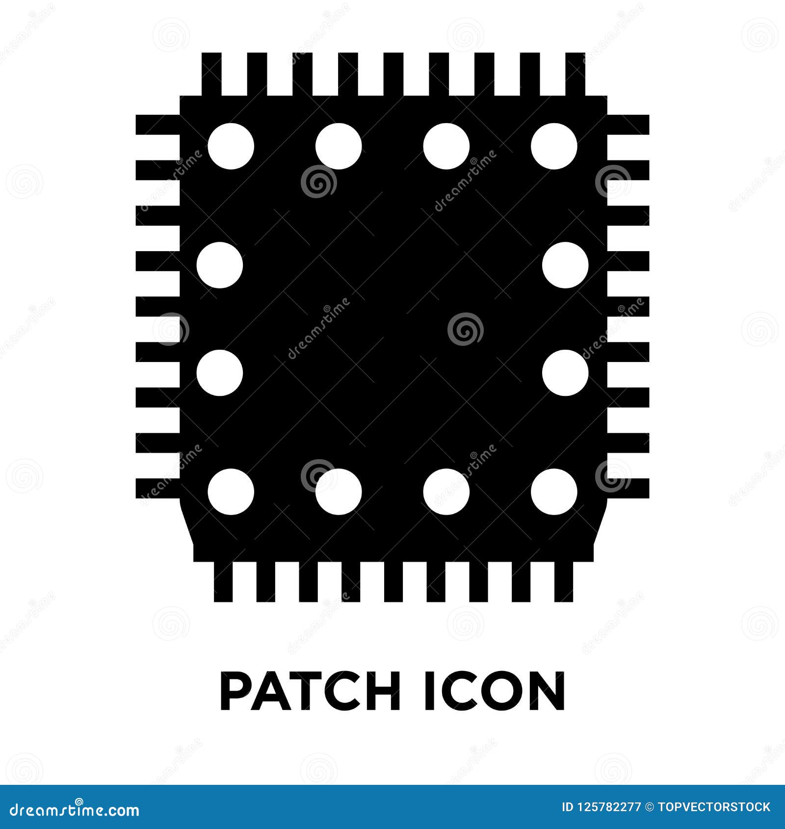 Patch Icon Vector Isolated on White Background, Logo Concept of Stock ...