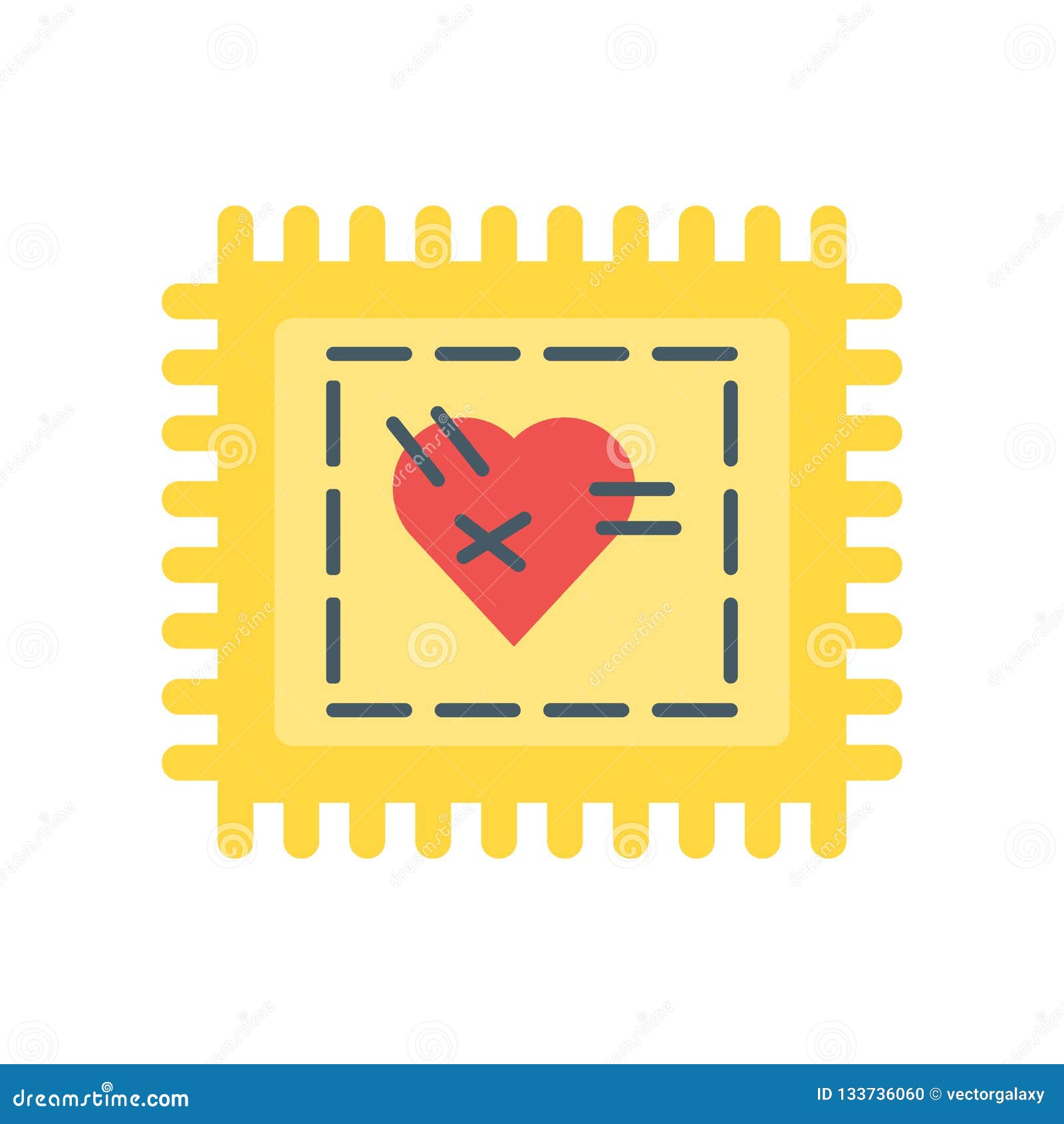 Patch Icon Vector Sign and Symbol Isolated on White Background, Patch ...