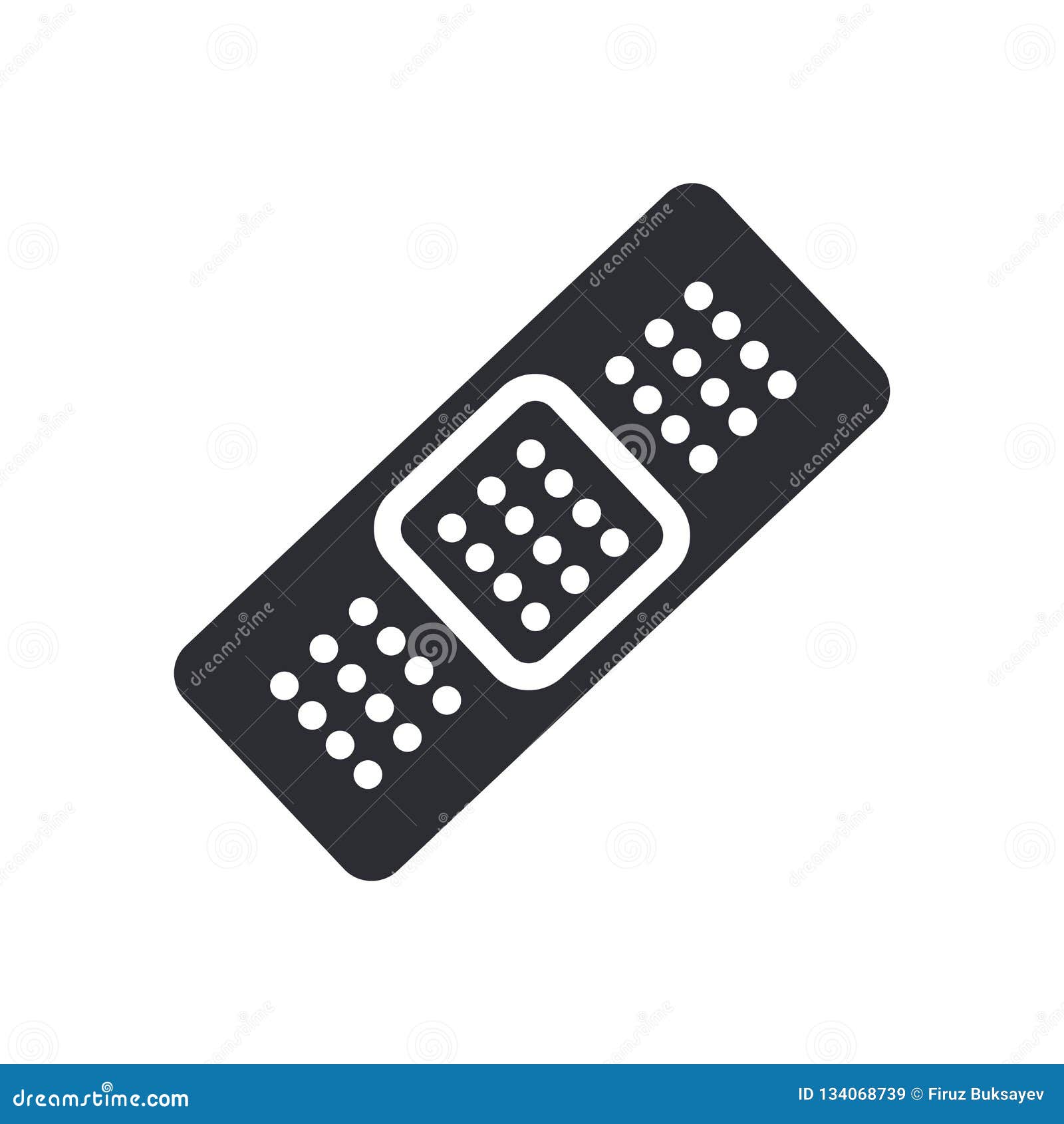 Patch Icon Vector Sign and Symbol Isolated on White Background, Patch ...