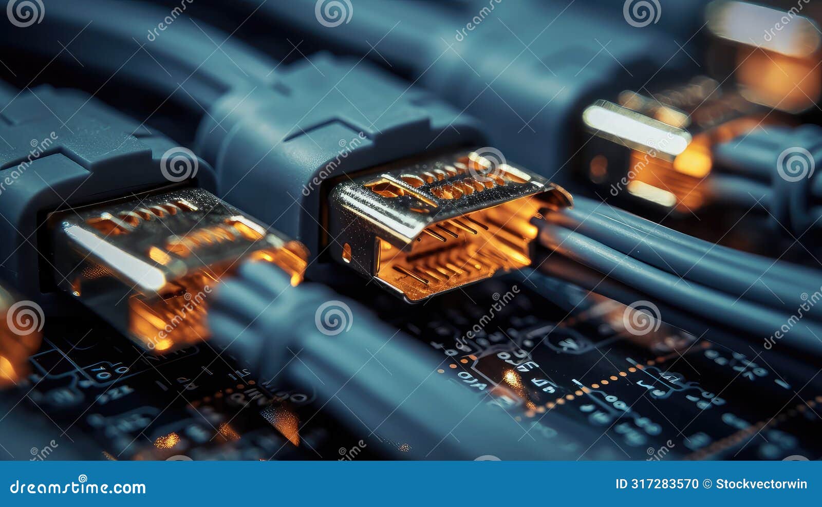 Patch networking cables stock illustration. Illustration of adapter ...