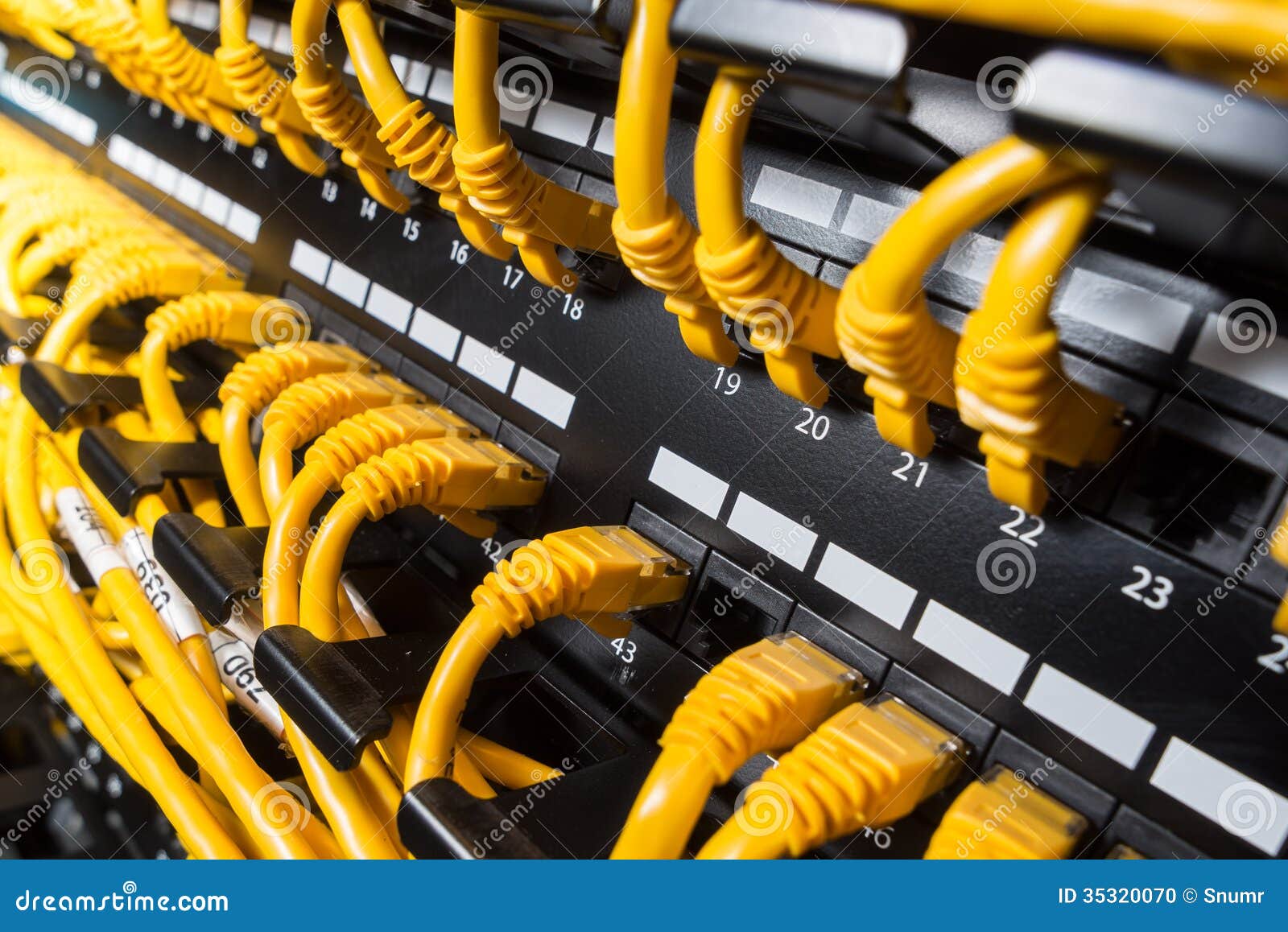 Patch panel stock photo. Image of information, digital - 35320070