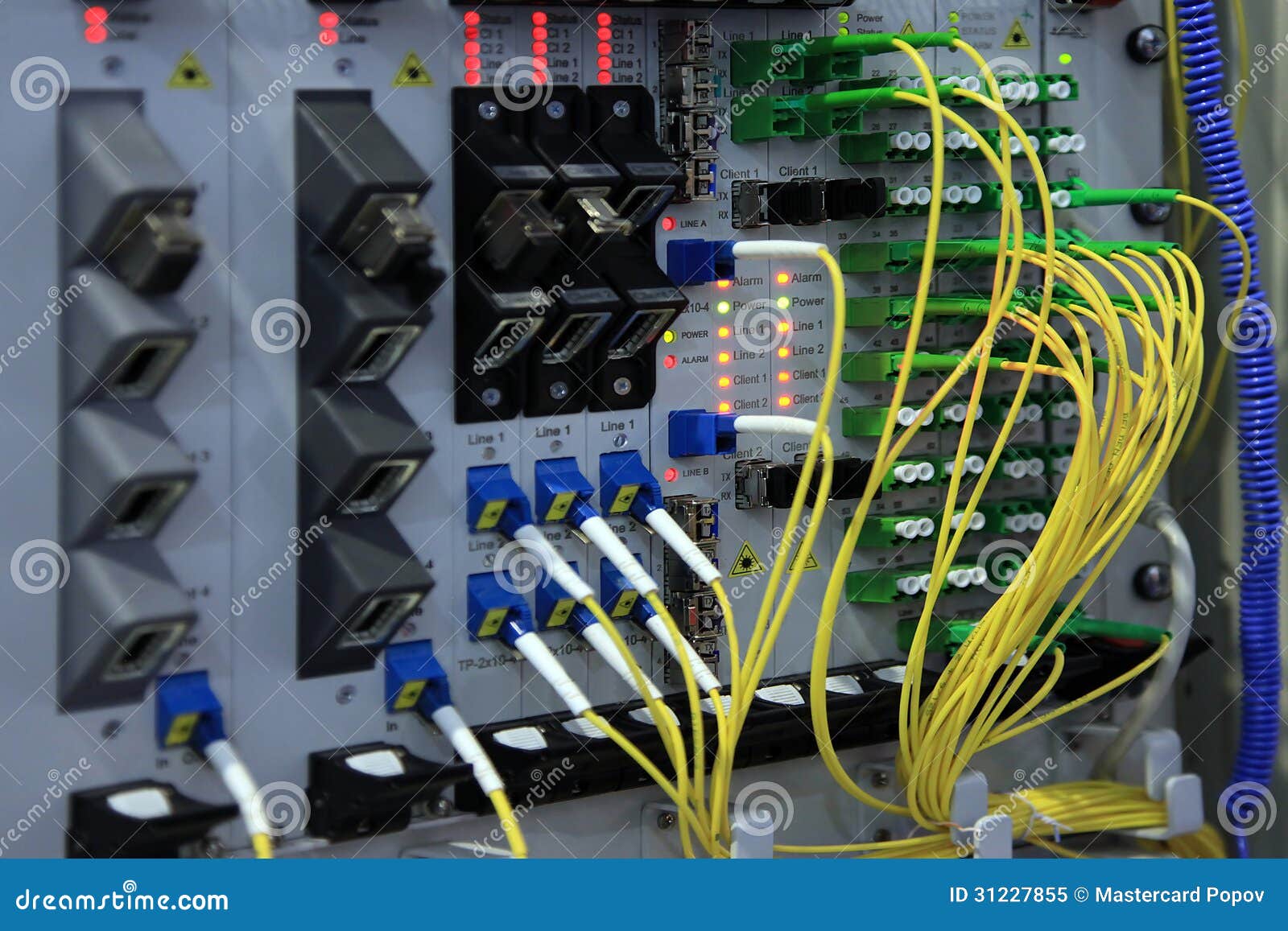 Patch panel stock image. Image of control, link, hardware - 31227855
