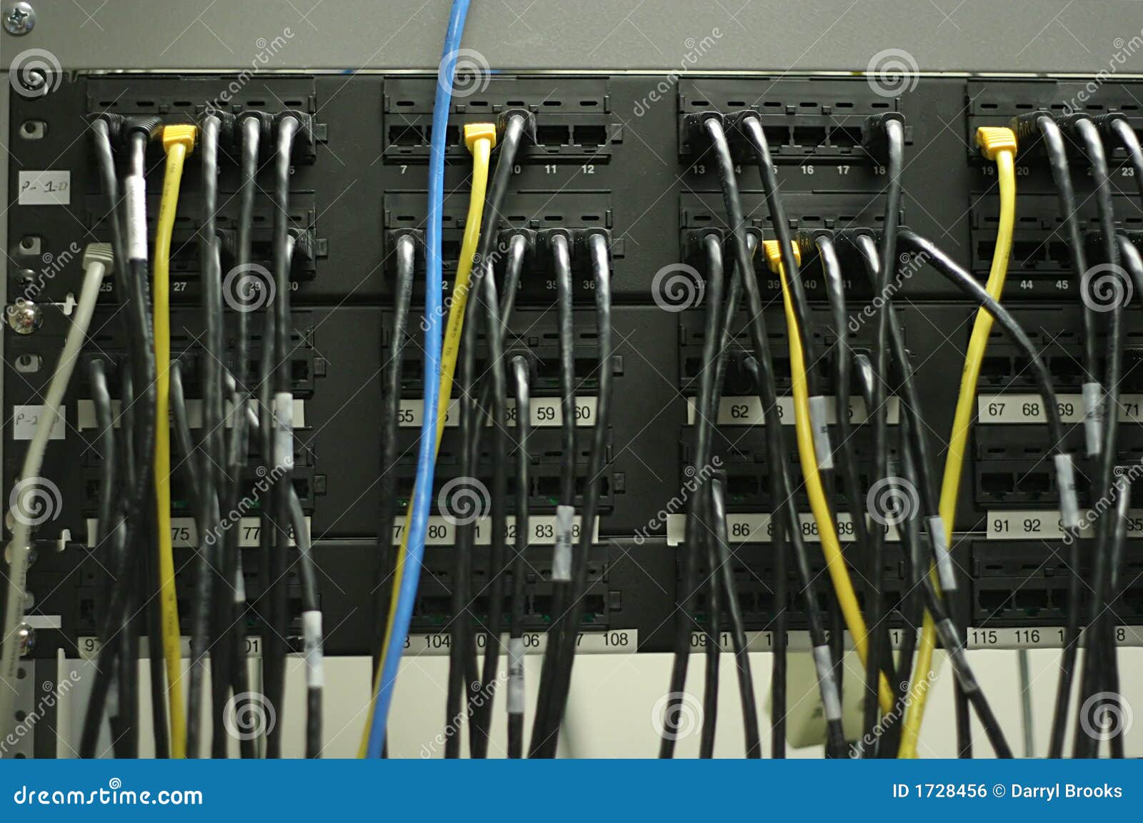 Patch Panels stock photo. Image of wiring, connection - 1728456