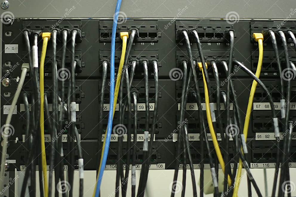 Patch Panels stock photo. Image of wiring, connection - 1728456