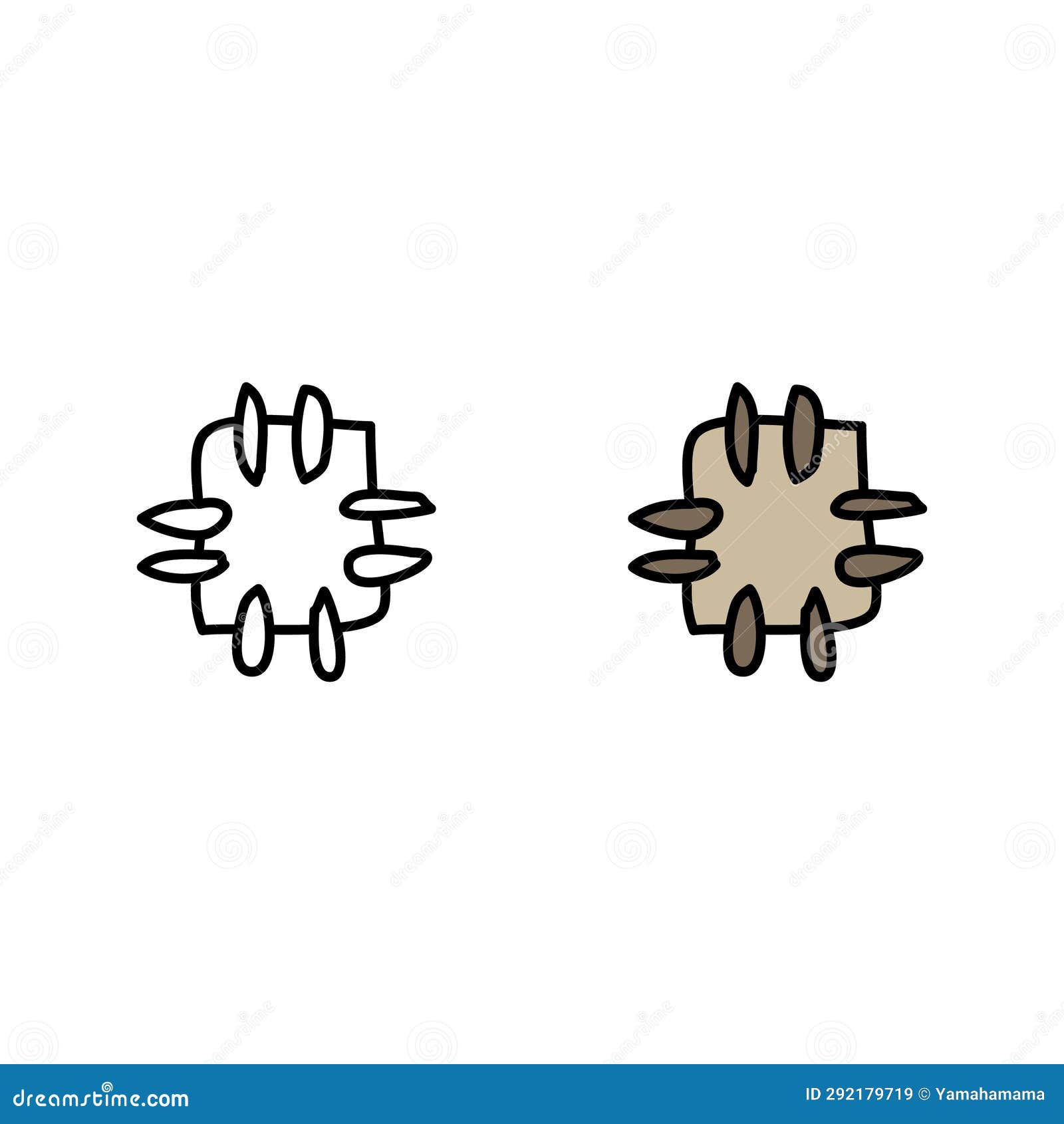 Patch stock illustration. Illustration of outline, icon - 292179719