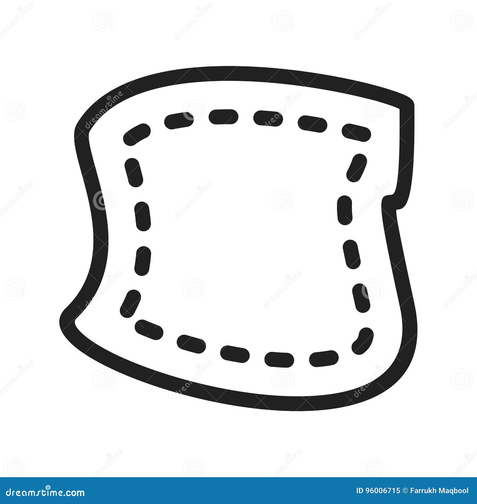 Patch stock vector. Illustration of color, design, needle - 96006715